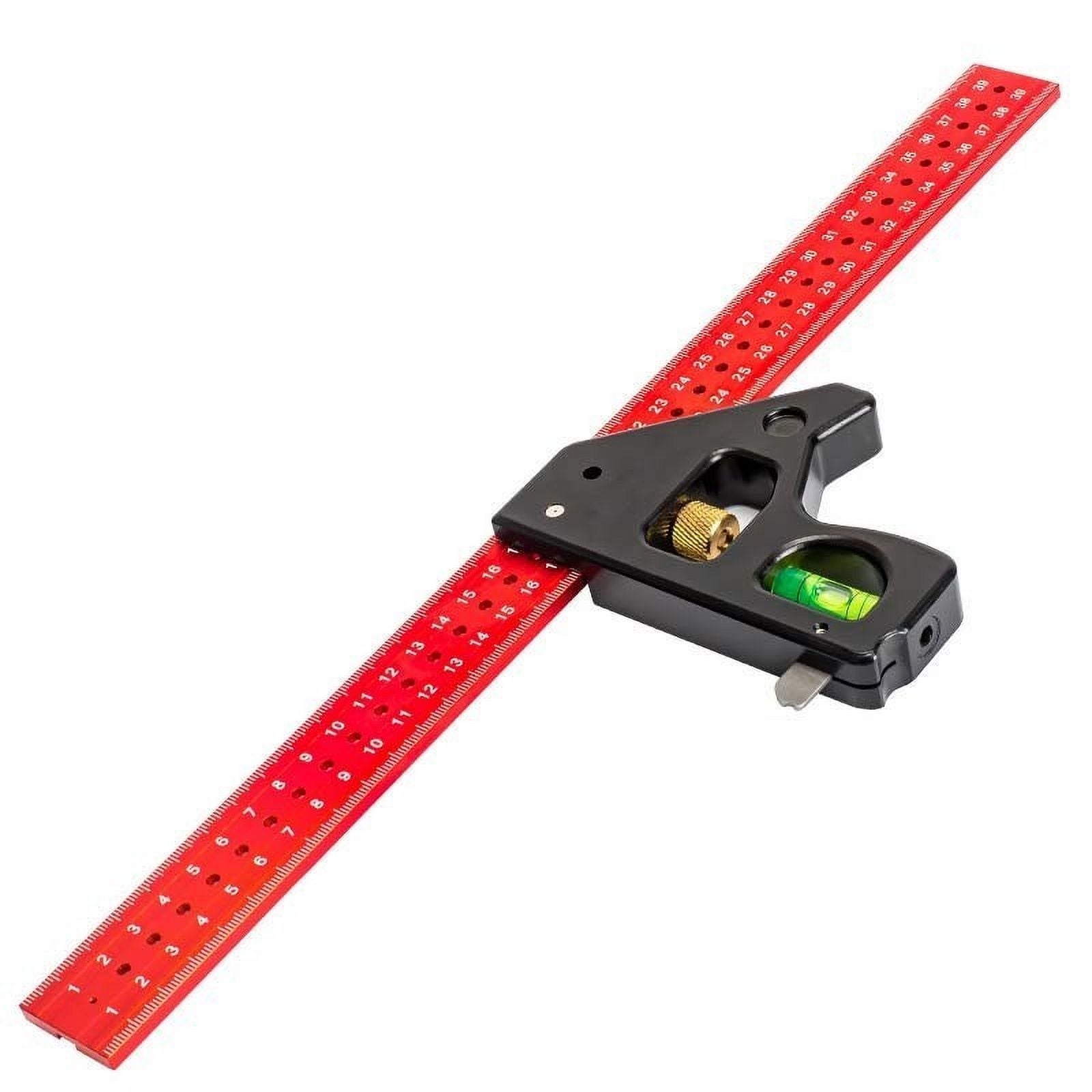 Yunuuuoa Professional Aluminum Alloy Carpenter Angle Ruler Adjustable ...