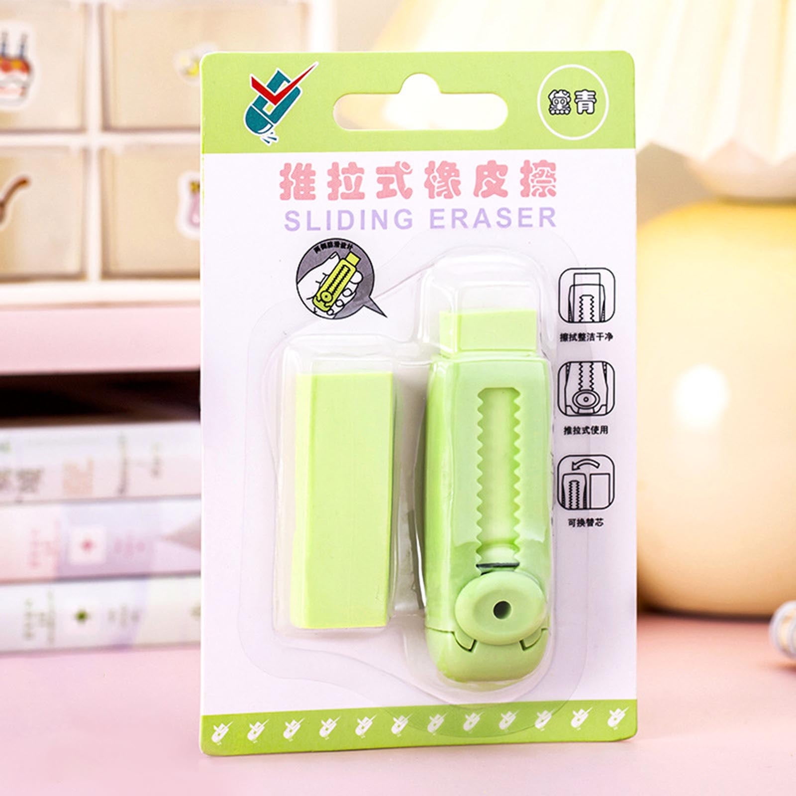 Yunuuuoa Push Eraser for s No Residue Roller Design Effortless Erasing ...