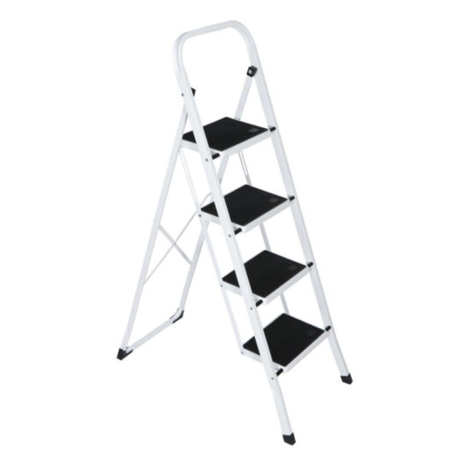 Yunwen 4 Step Folding Step Stool Sturdy Ladder Wide Anti-Slip Pedal 330 ...