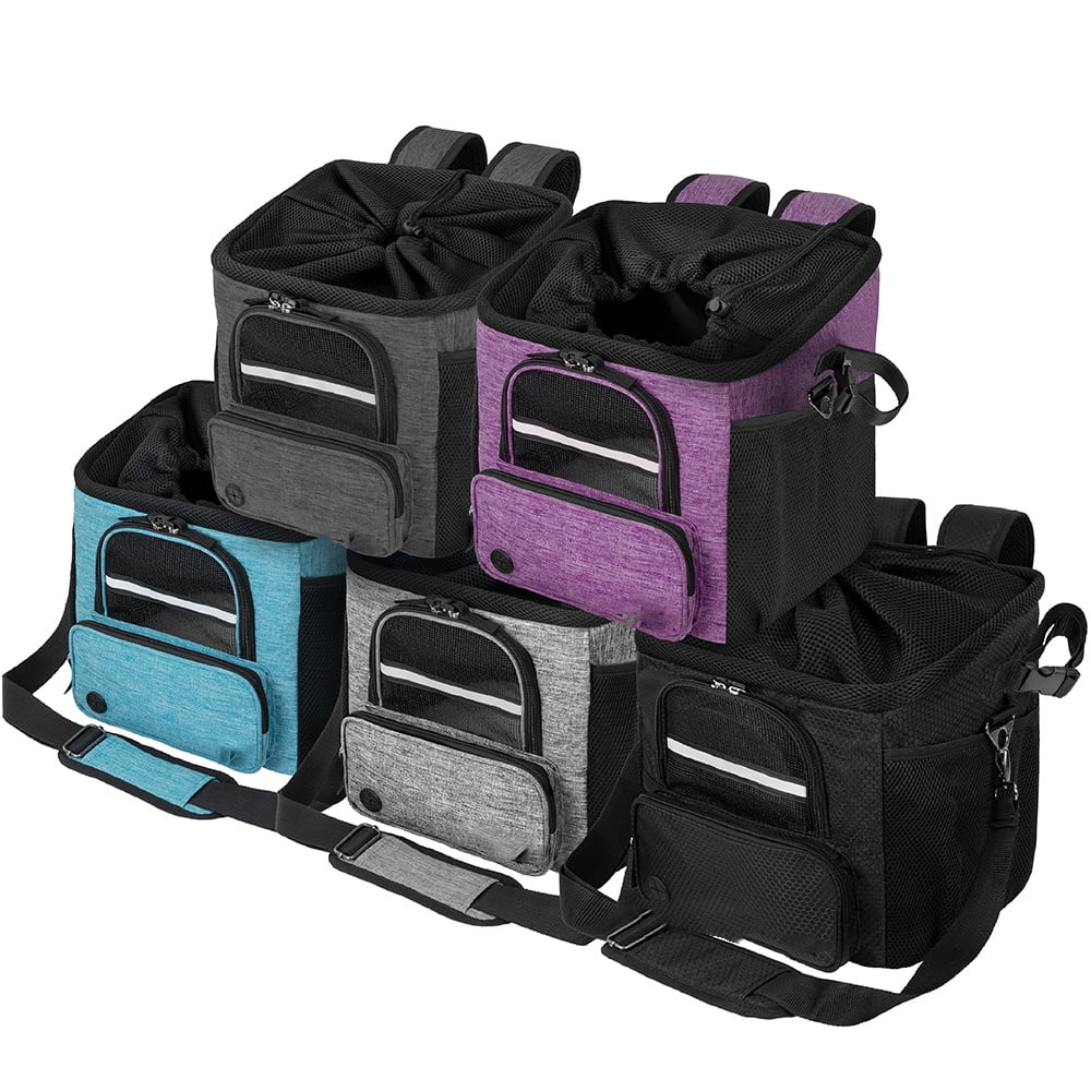 Yunwen Dog Bike Basket, Soft-Sided Ventilated Dog Bike Carrier Backpack, Dog Pet Bicycle Basket ...