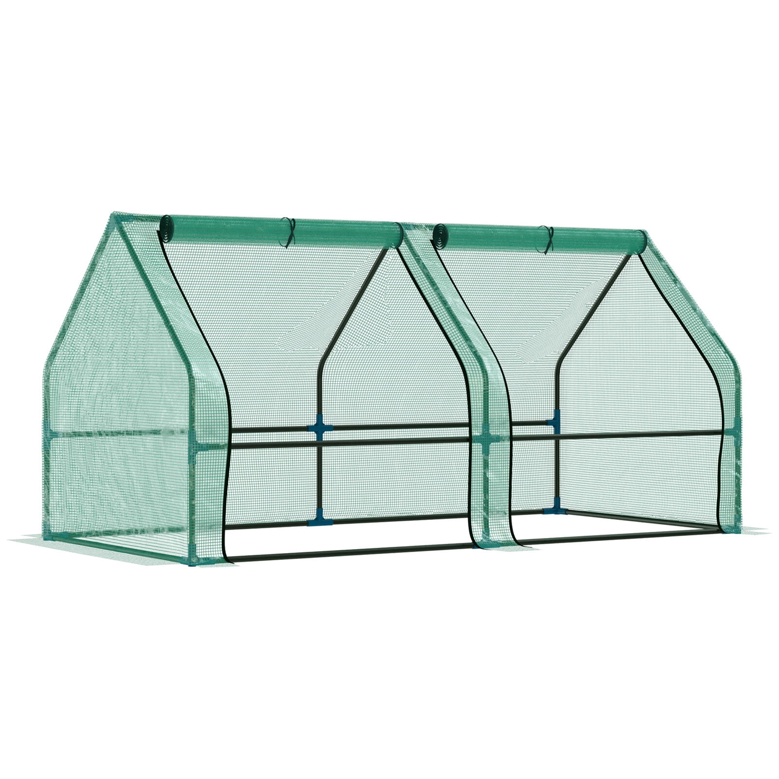 Yunwen Quictent Portable Mini Cloche Greenhouse w/ Elevated Bottom ...
