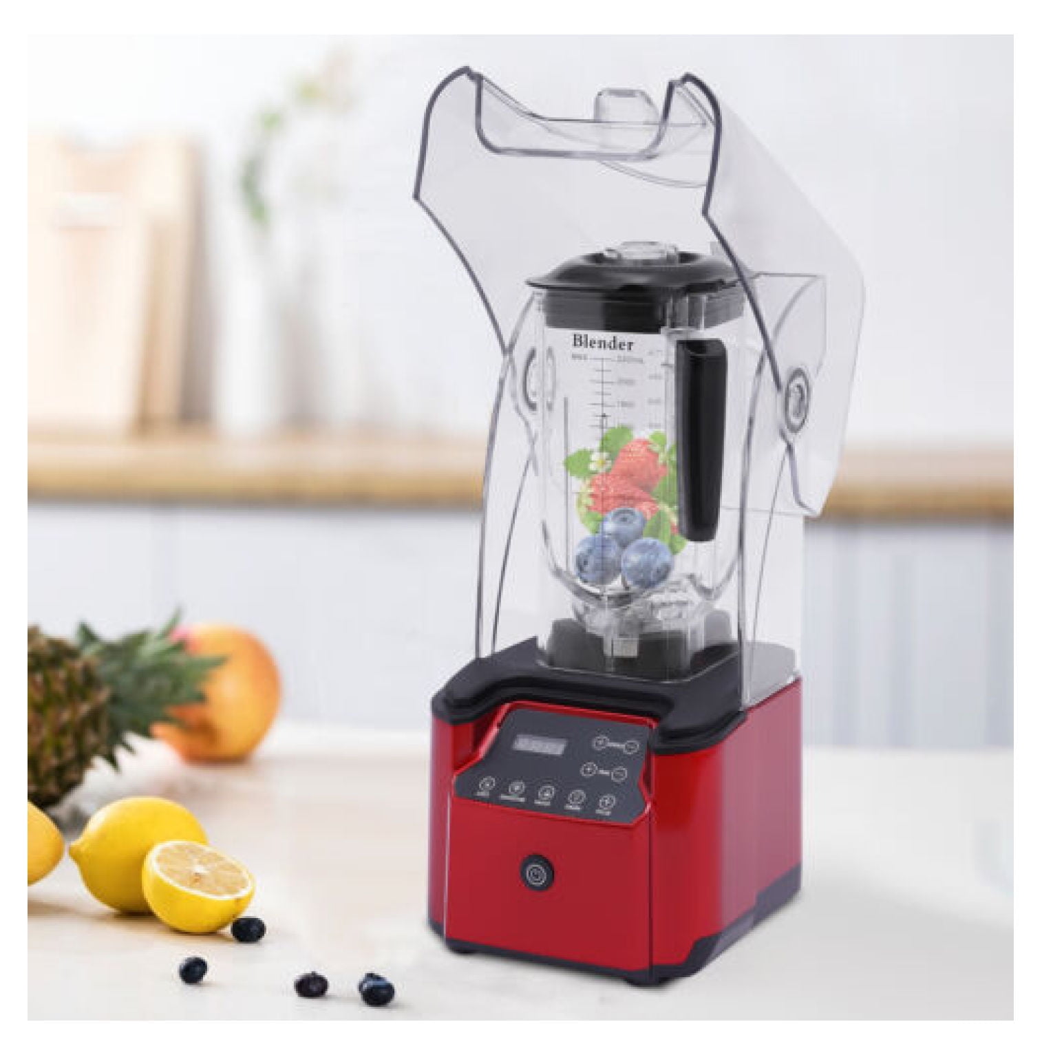 Yunwen Soundproof Blender Smoothie Juice Shakes Mixer Ice Crusher Grade ...
