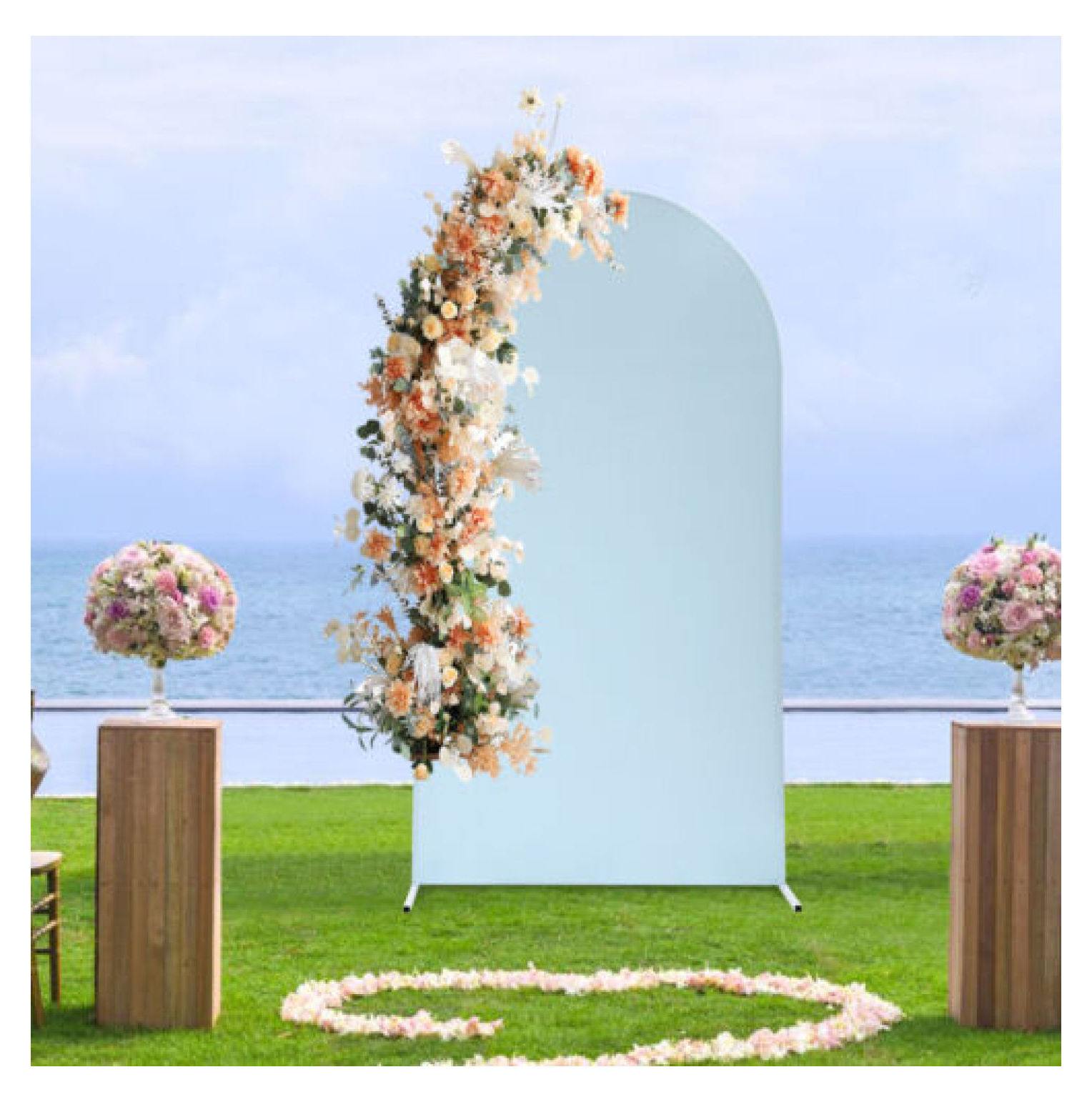 Yunwen Wedding Arch, Balloon Arch Frame Kit for Wedding, Wedding ...