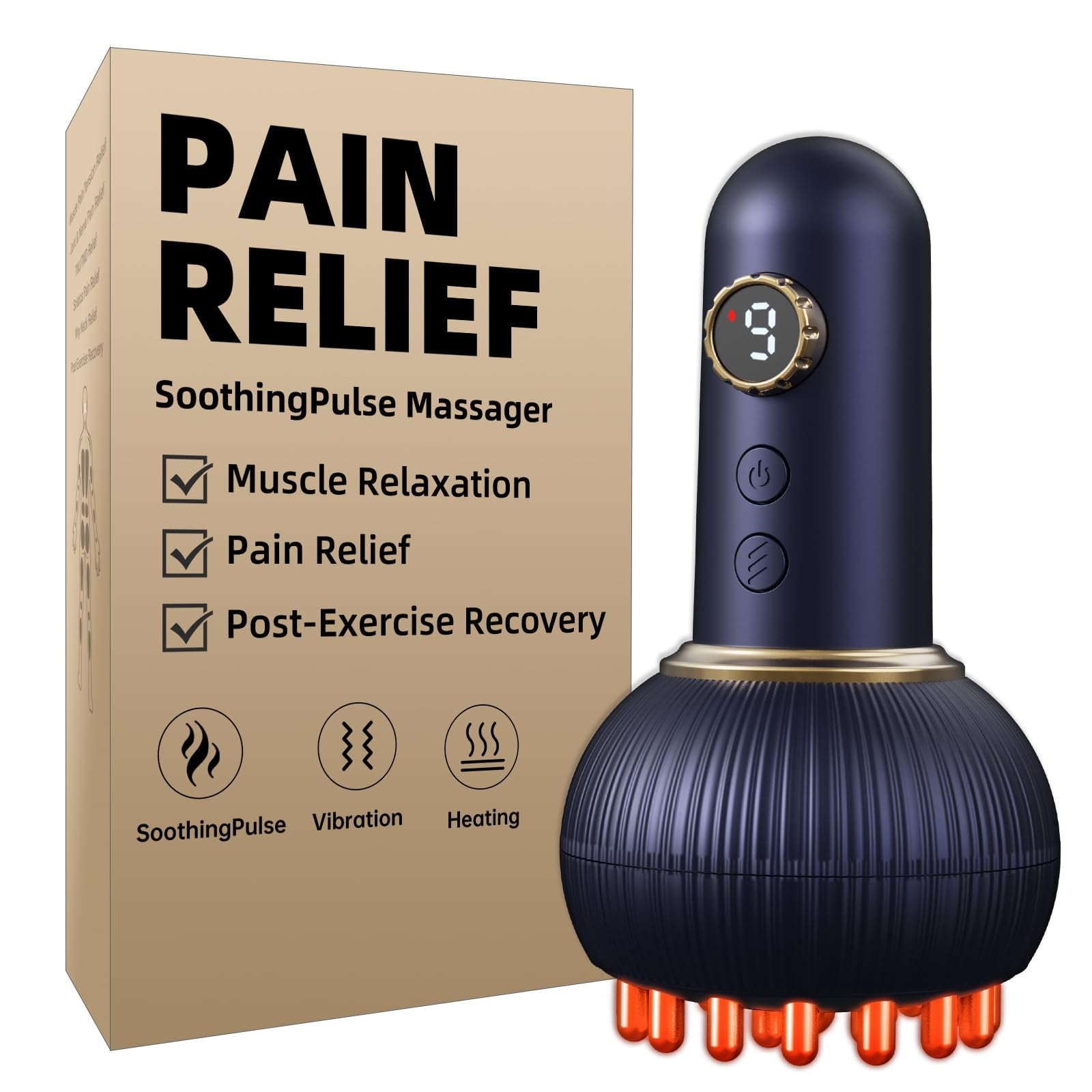 Yuonry SoothingPulse Therapeutic Massager YPF5 for Joint, Muscle ...