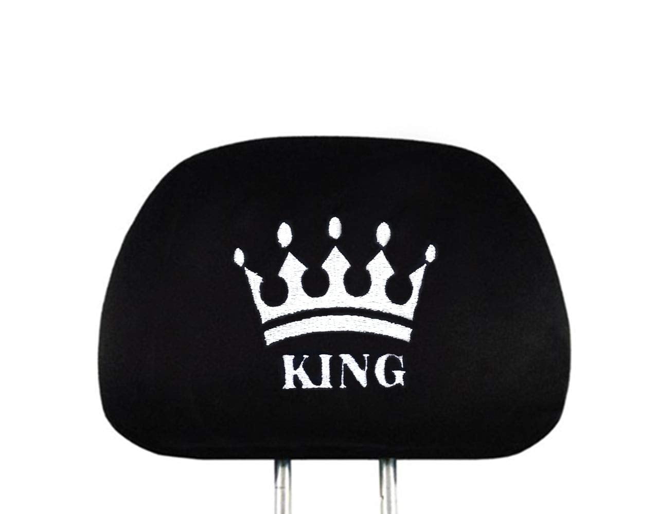 Yupbizauto Fun Car Truck SUV Van Seat Headrest Cover Embroidery (King ...