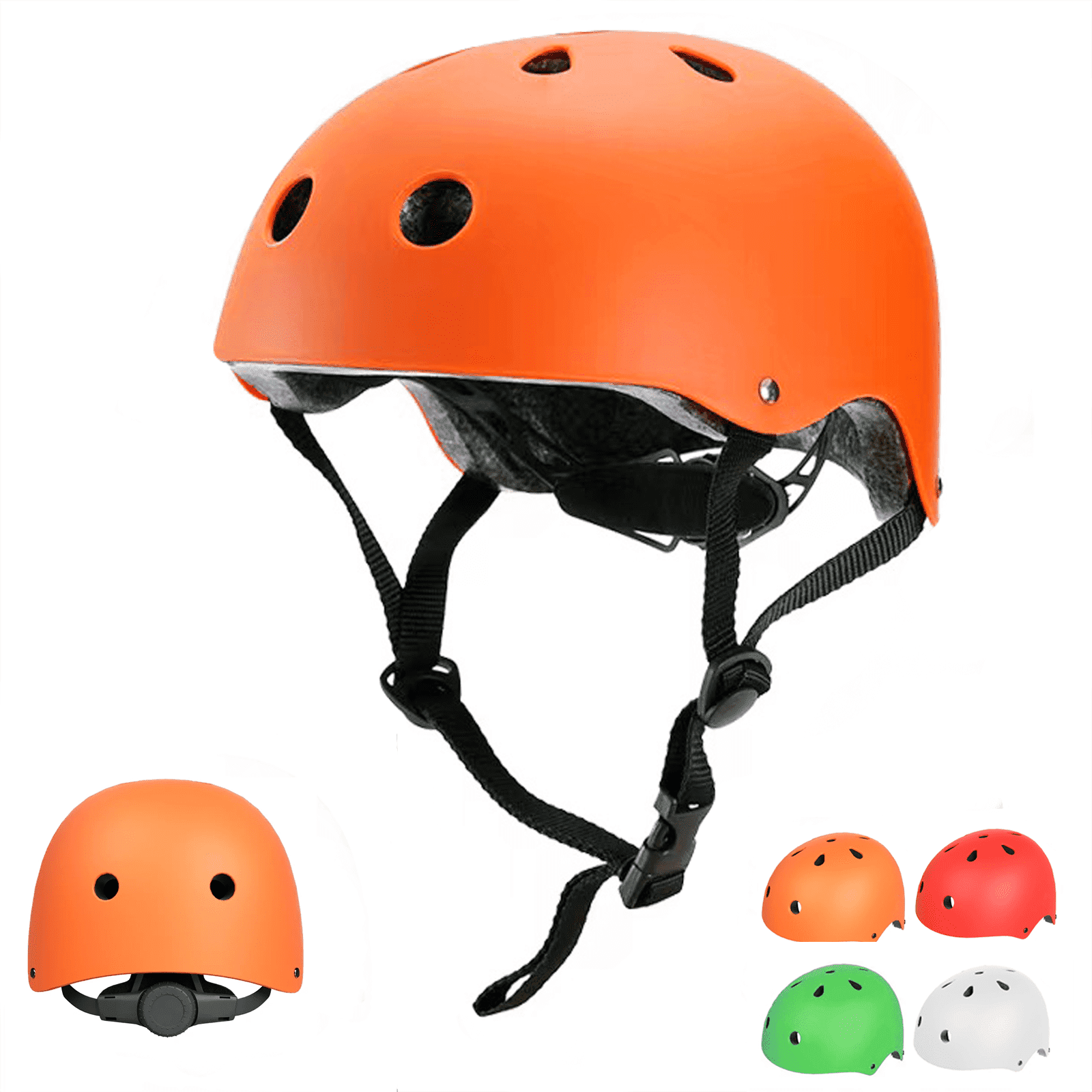 Yuphony Kids Multi-Sport Bicycle Helmets, Orange (Boys/Girls) - Walmart.com