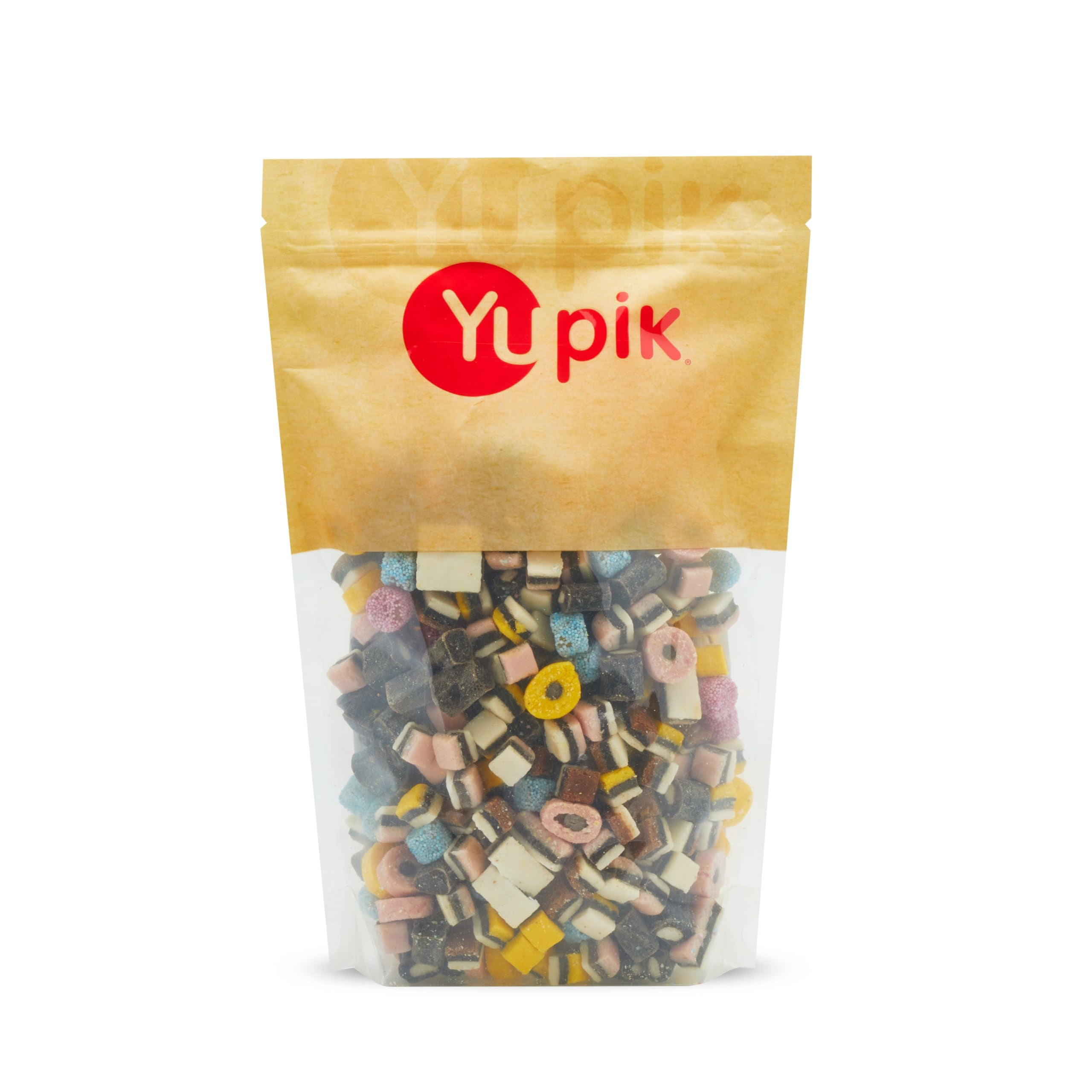 Yupik Assorted Mini Licorice ESF27 Candies, 2.2 lb (35.2 oz), Natural ...