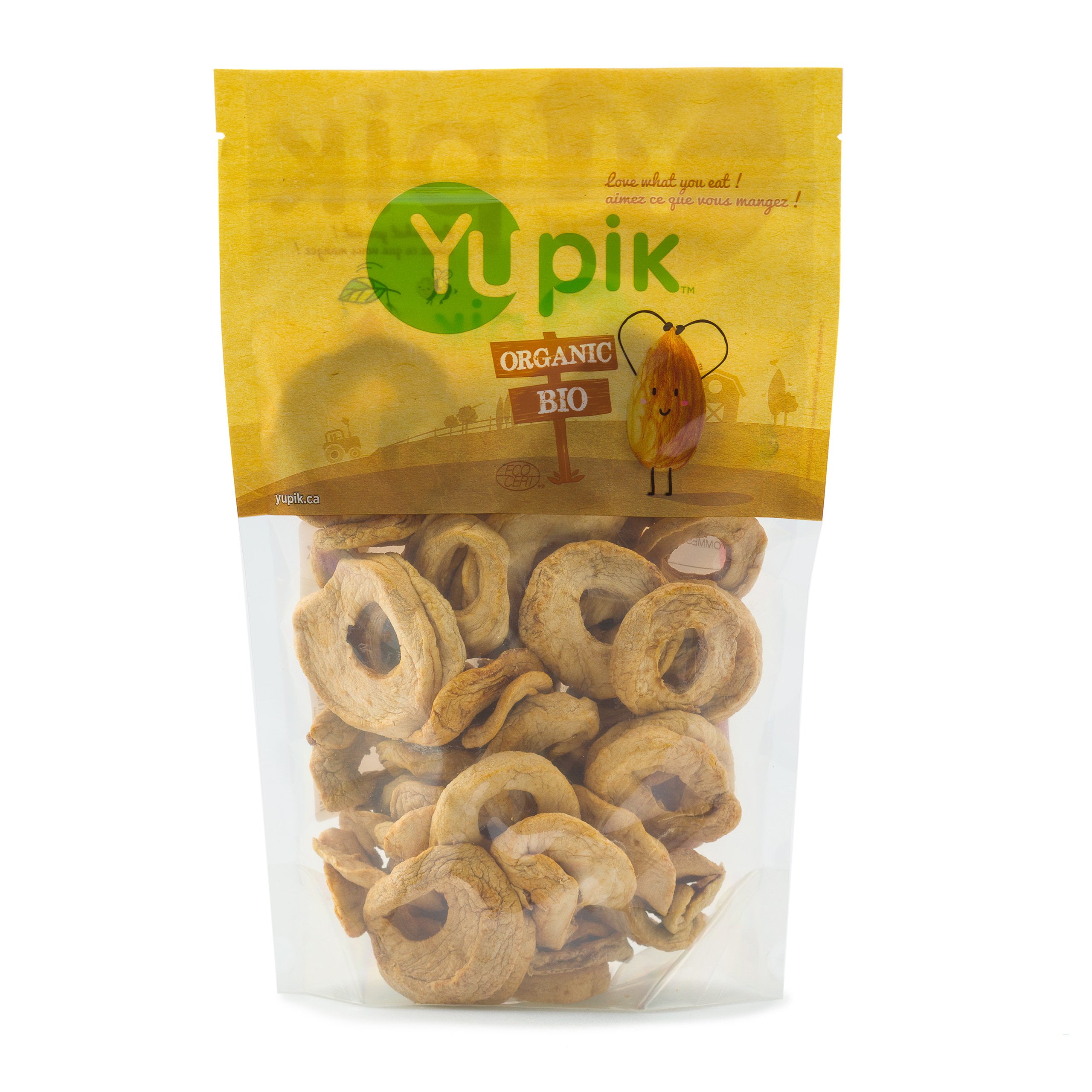 Yupik Organic Dried Apple IRF13 Rings, 1 lb, Kosher, Soft Dried Fruits ...