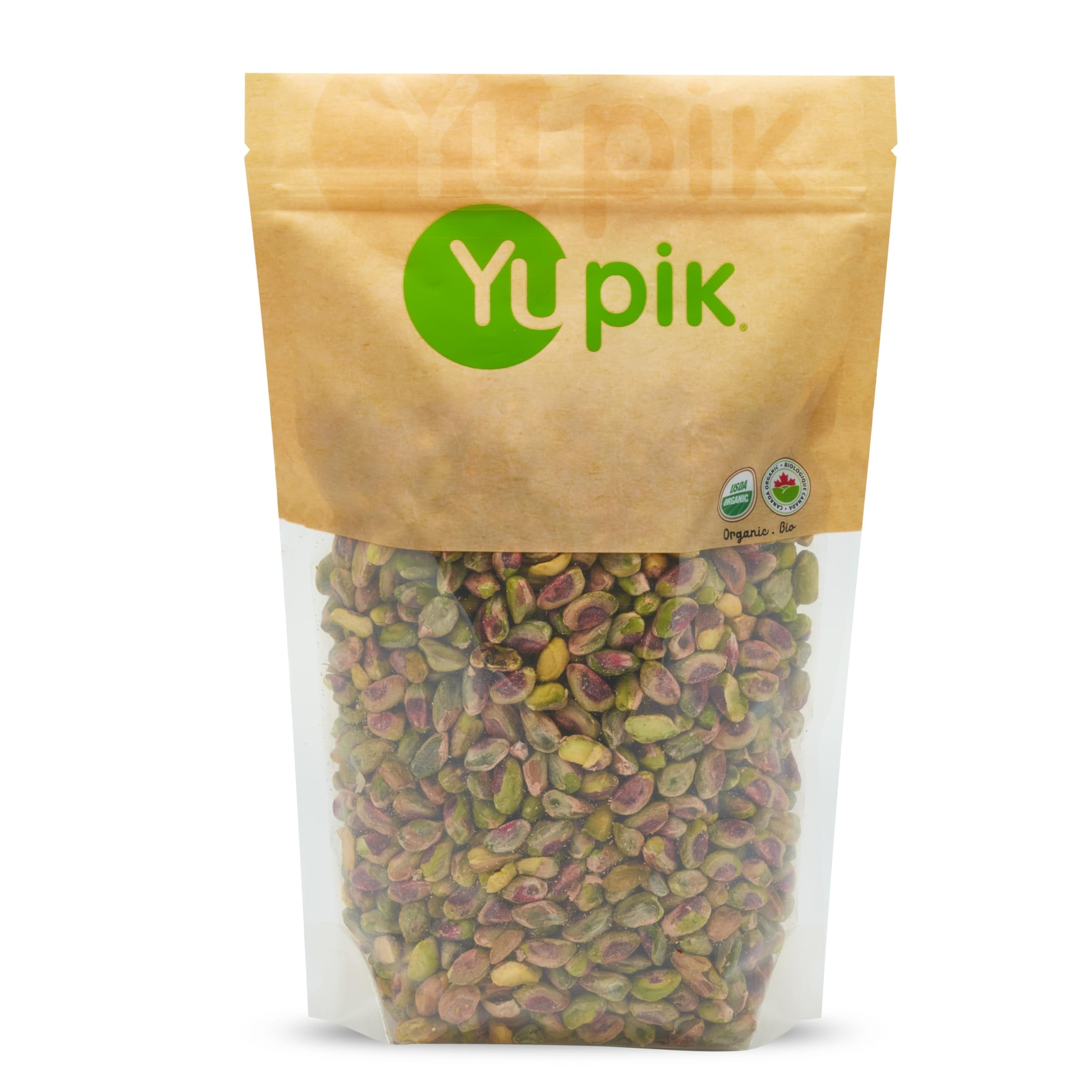 Yupik Organic Raw Pistachios, No Shells, 2.2 MDH1lb Gluten-Free, Non-GMO, Kosher, Vegan, Kernels ...