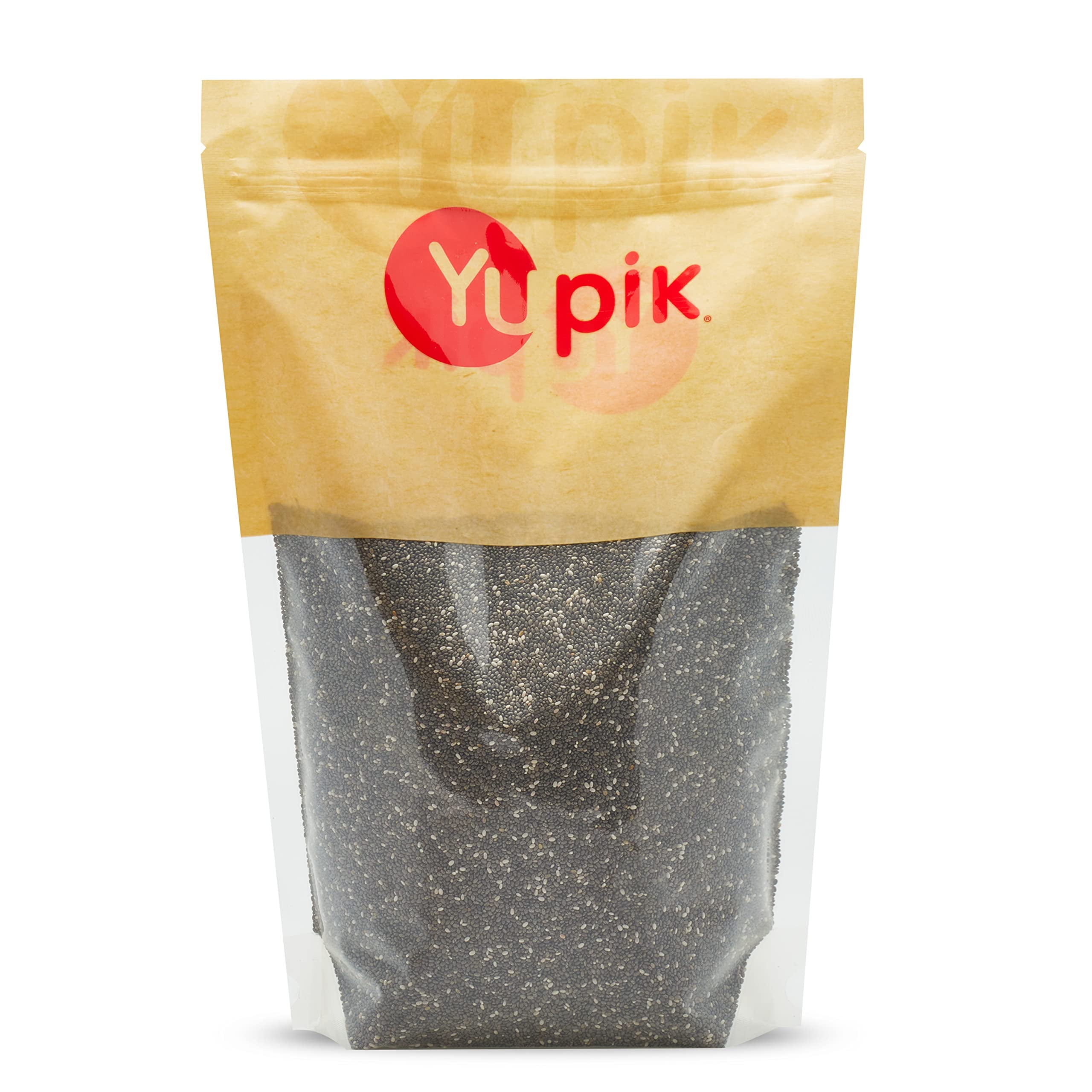 Yupik Raw Black Chia DEF29 Seeds, 2.2 lb oz), Gluten-Free, Kosher ...