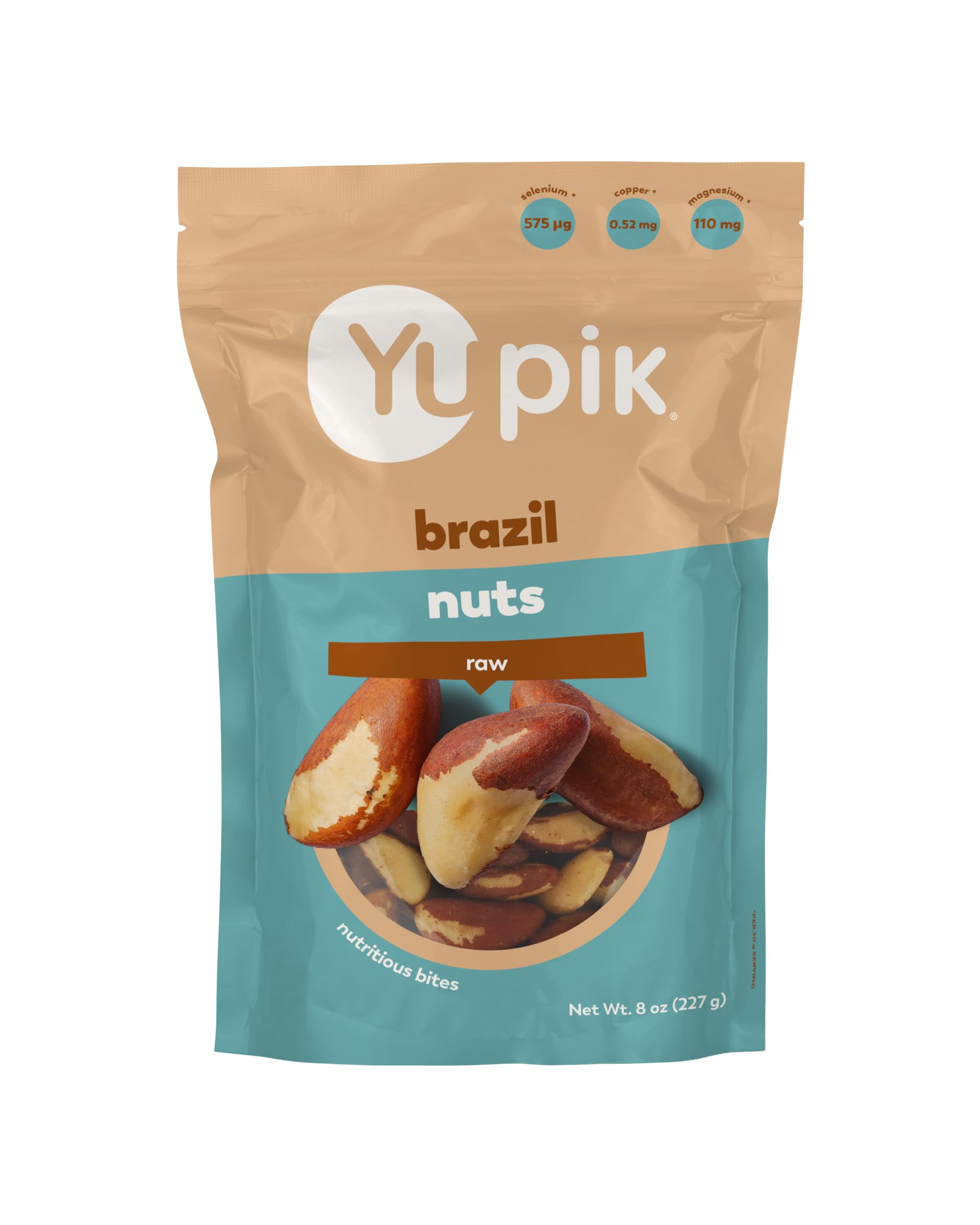 Yupik Raw Brazil Nuts, SSF20 8 Oz, Gluten-Free, Kosher, Shelled ...