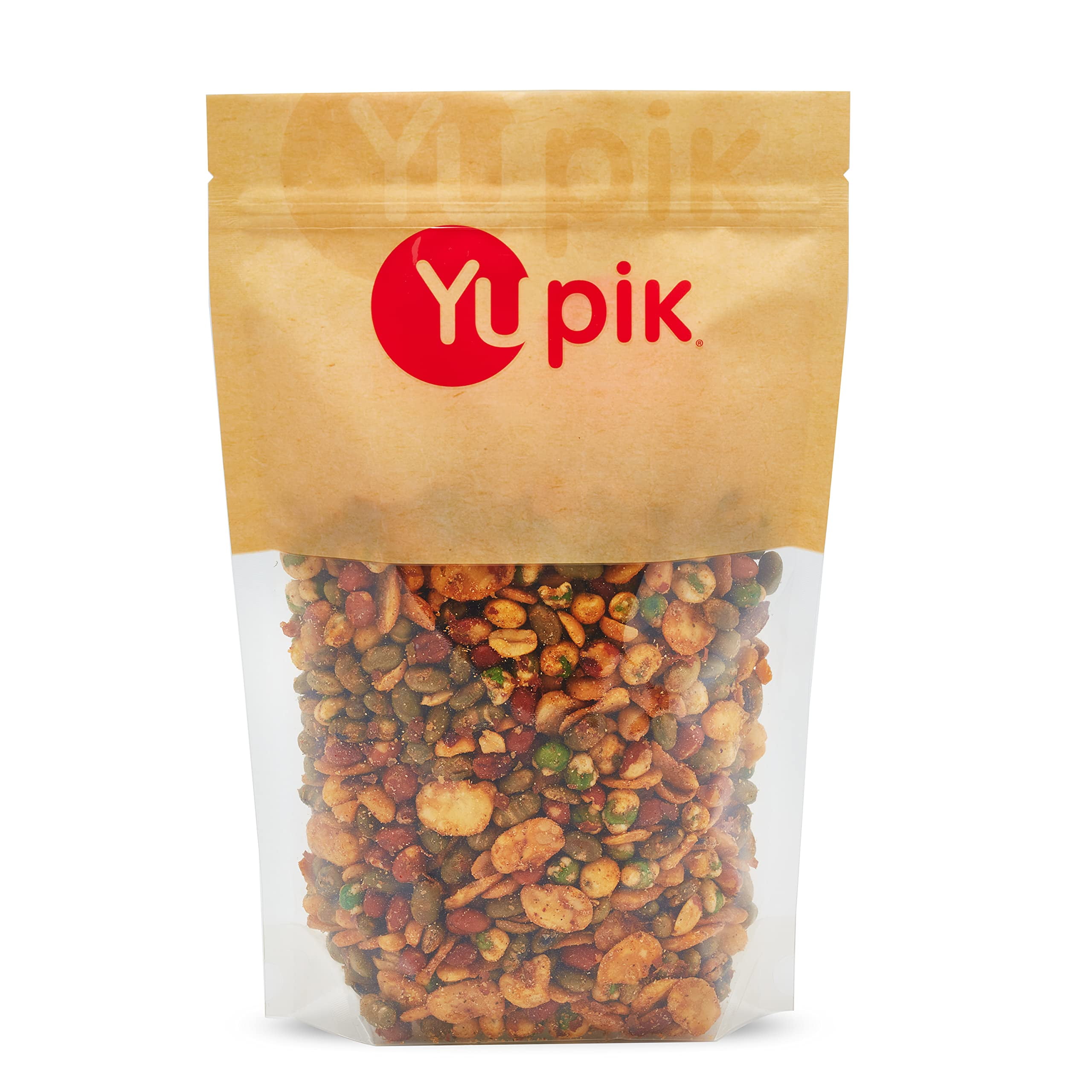Yupik Spicy Korean BBQ Protein Snack Mix, MDH12.2 Peanuts, Beans & Peas Seasoned with Togarashi ...