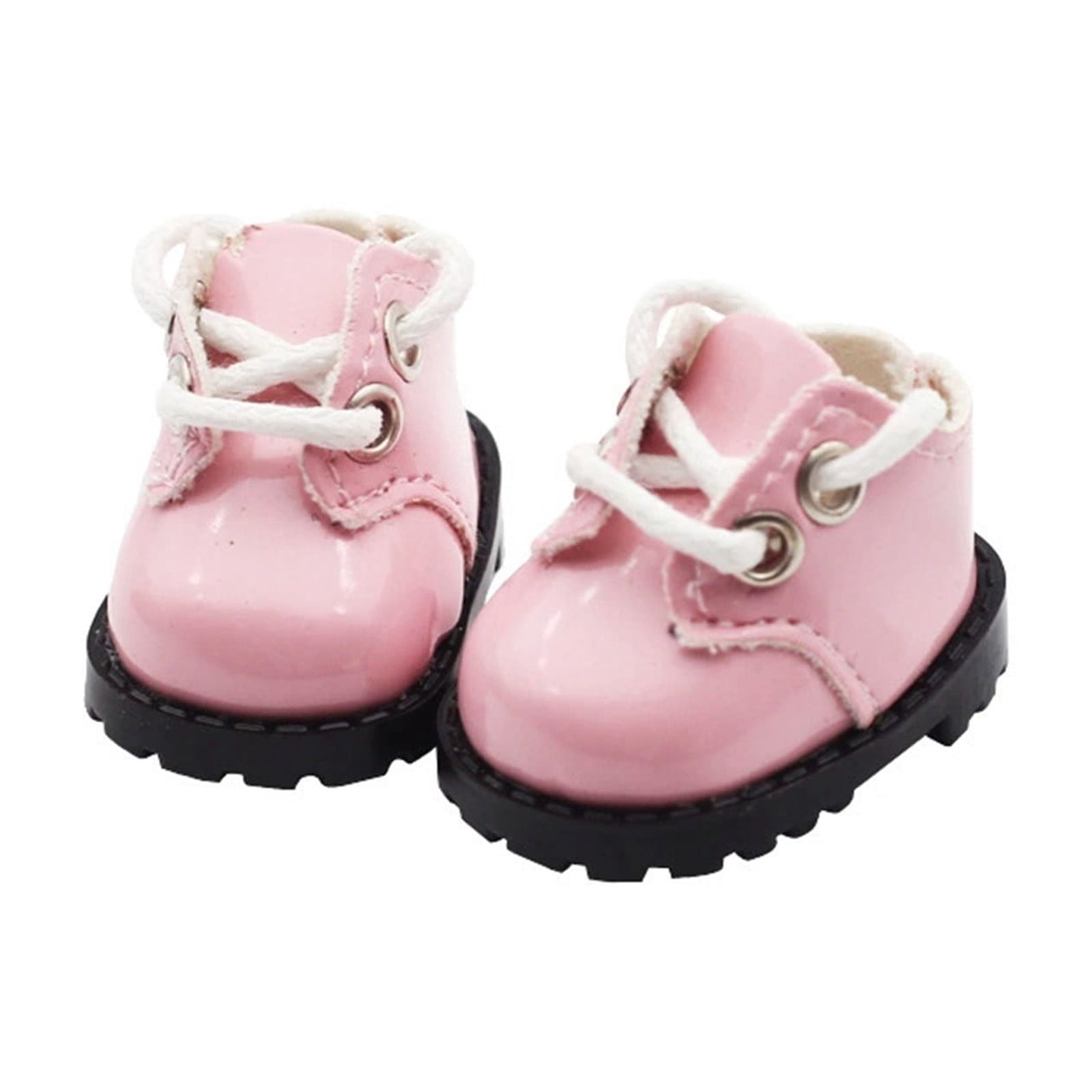 Yuping 10cm Doll Bright Leather Round Head Lace Up Suit Shoes Exquisite ...