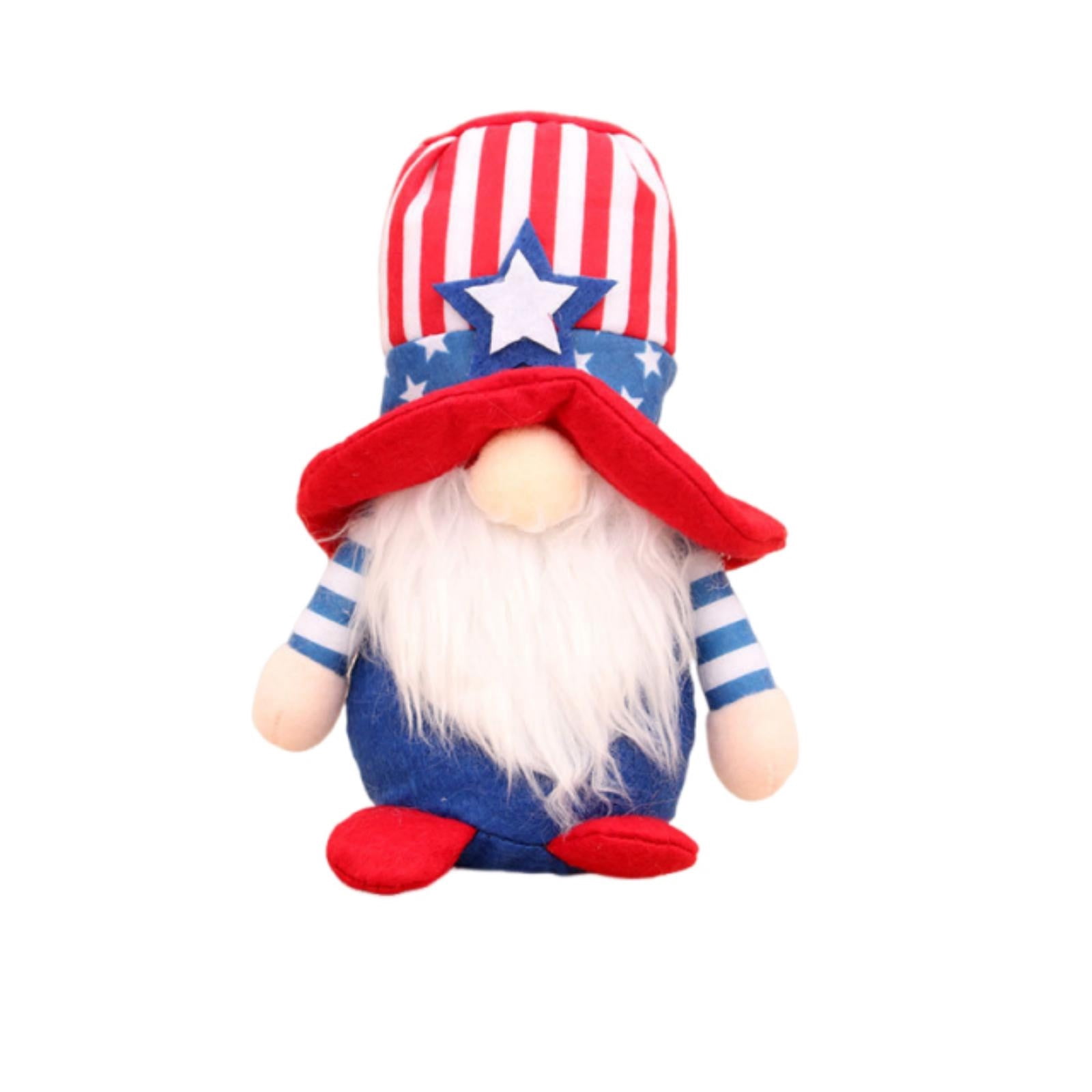 Yuping 4th Of July Patriotic Decorations Handmade & USA Swedish Tomte ...