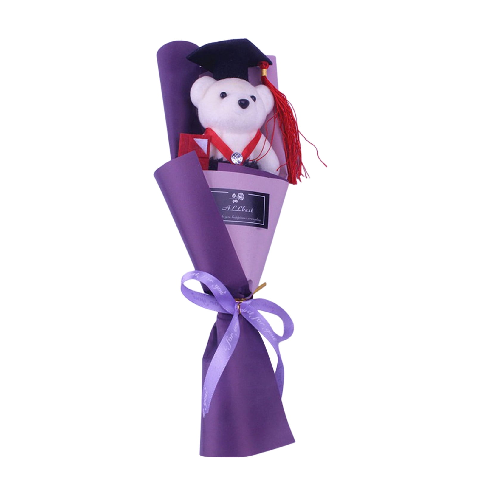Yuping Bear Graduation Graduation Ornament Bear Bouquet Cloth Banquet ...