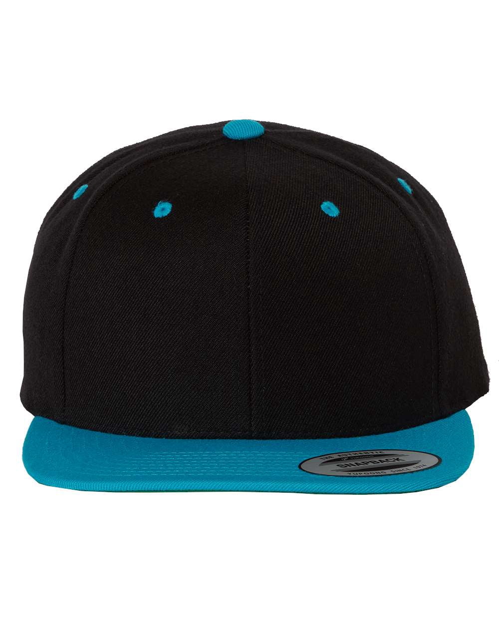 Yupoong 6089 Adult 6-Panel Structured Flat Visor Classic Snapback (2 ...