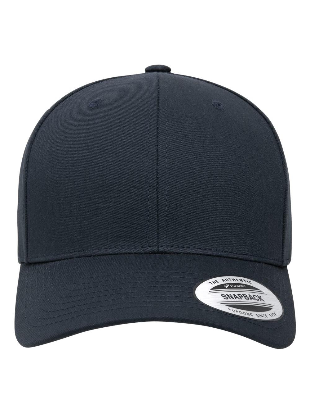 Yupoong 6389 CVC Snapback Cap - Navy - Walmart.com