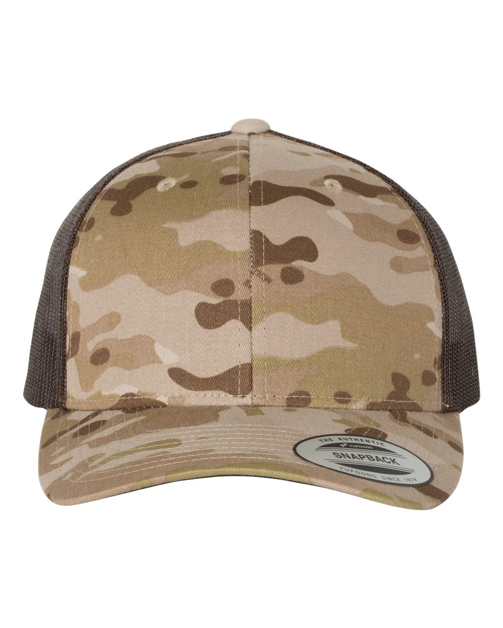 Yupoong 6606MC Retro Trucker Multicam Snapback (2 PACK) - Walmart.com
