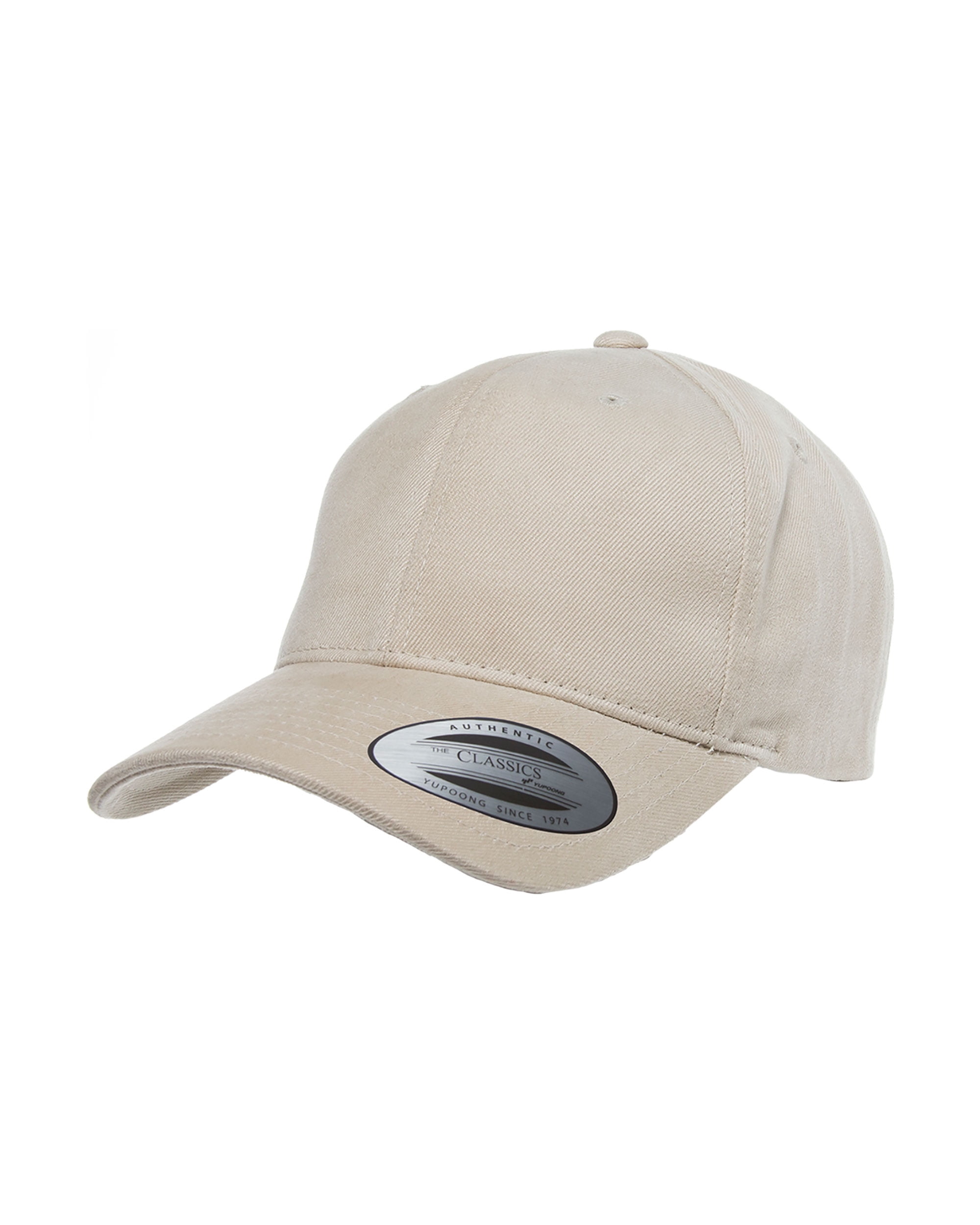Yupoong Brushed Twill Sewn Eyelets Mid-Profile Cap, Style 6363V ...