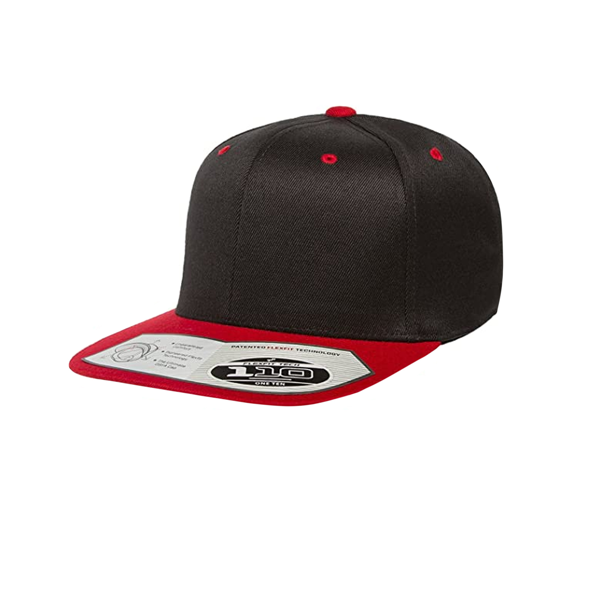 Yupoong Flexfit 110 Plain Fitted Snapback Cap - Walmart.com