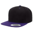 Yupoong Mens The Classic Premium Snapback 2-Tone Cap - Walmart.com