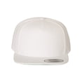Yupoong YP5089 Adult 5-Panel Structured Flat Visor Classic Snapback Cap ...