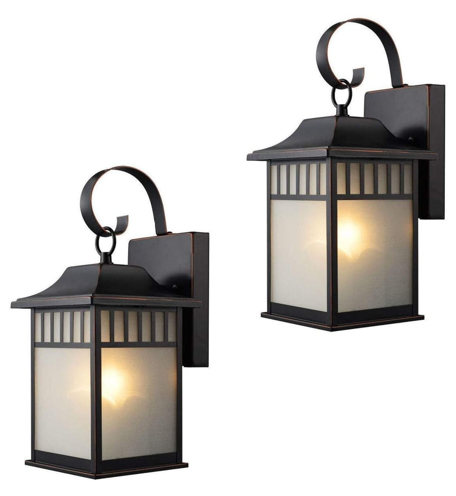 YuraZH Pack 73477 Oil Rubbed Bronze Outdoor Patio/Porch Wall Mount ...