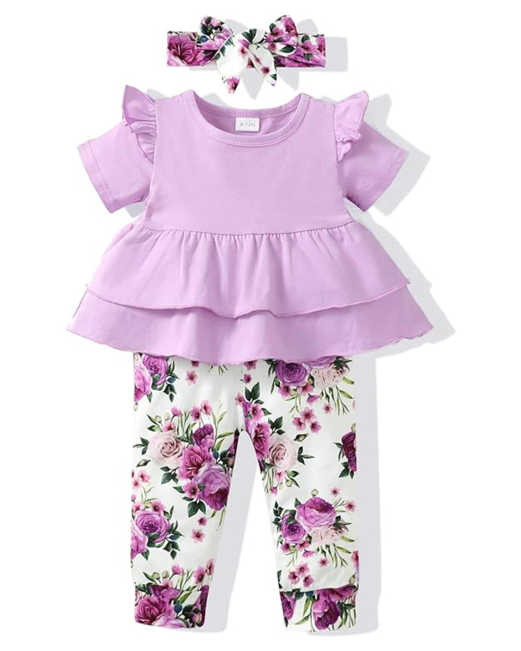 Yuremba Baby Clothes Girl 12-18 Months Infant Summer Outfits 18 Months ...