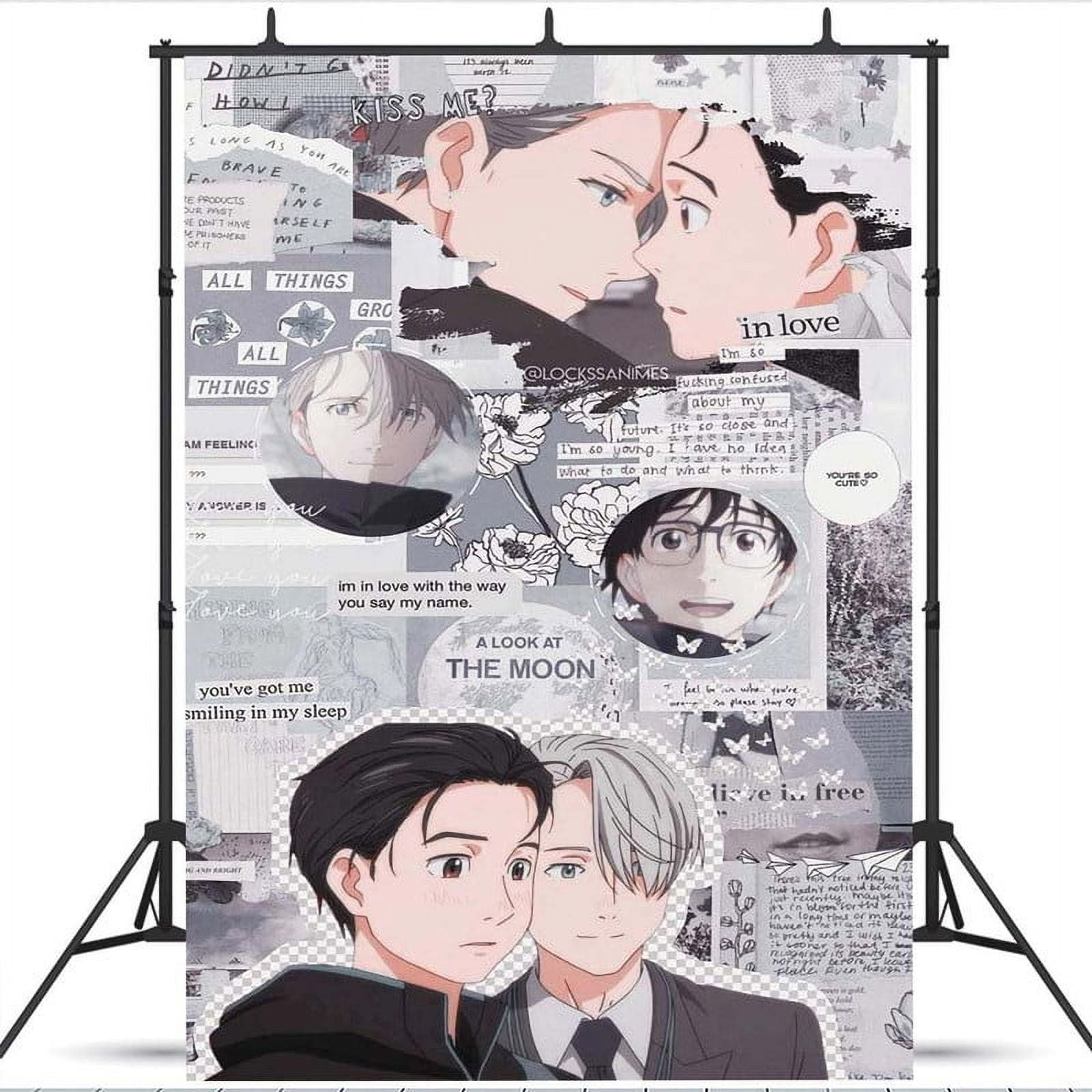 Yuri on ICE Birthday Party Supplies Banner Backdrop Background ...