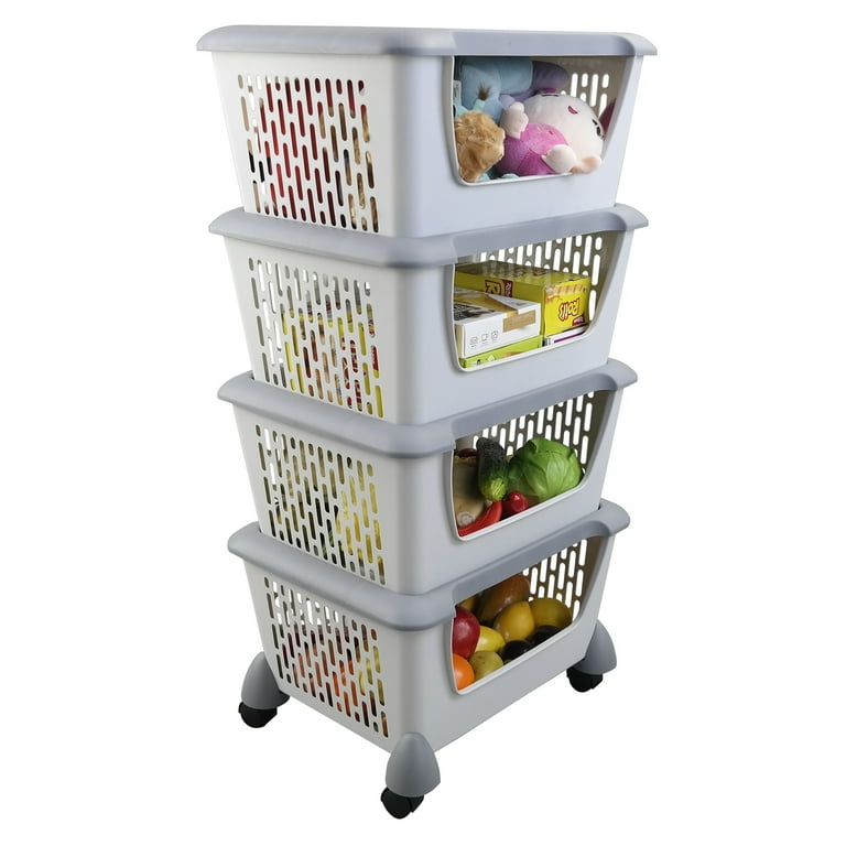 Stackable Laundry Storage Stack & Nest Basket