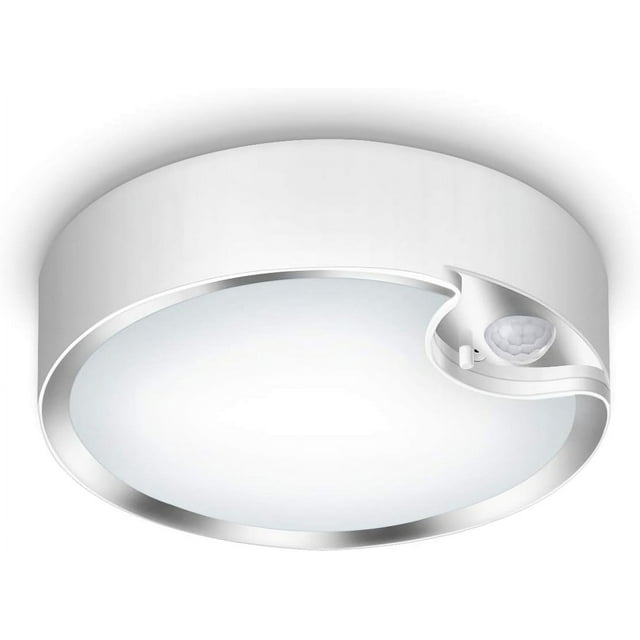 Yurnero Motion Sensor Ceiling Light Battery Operated Battery Powered ...