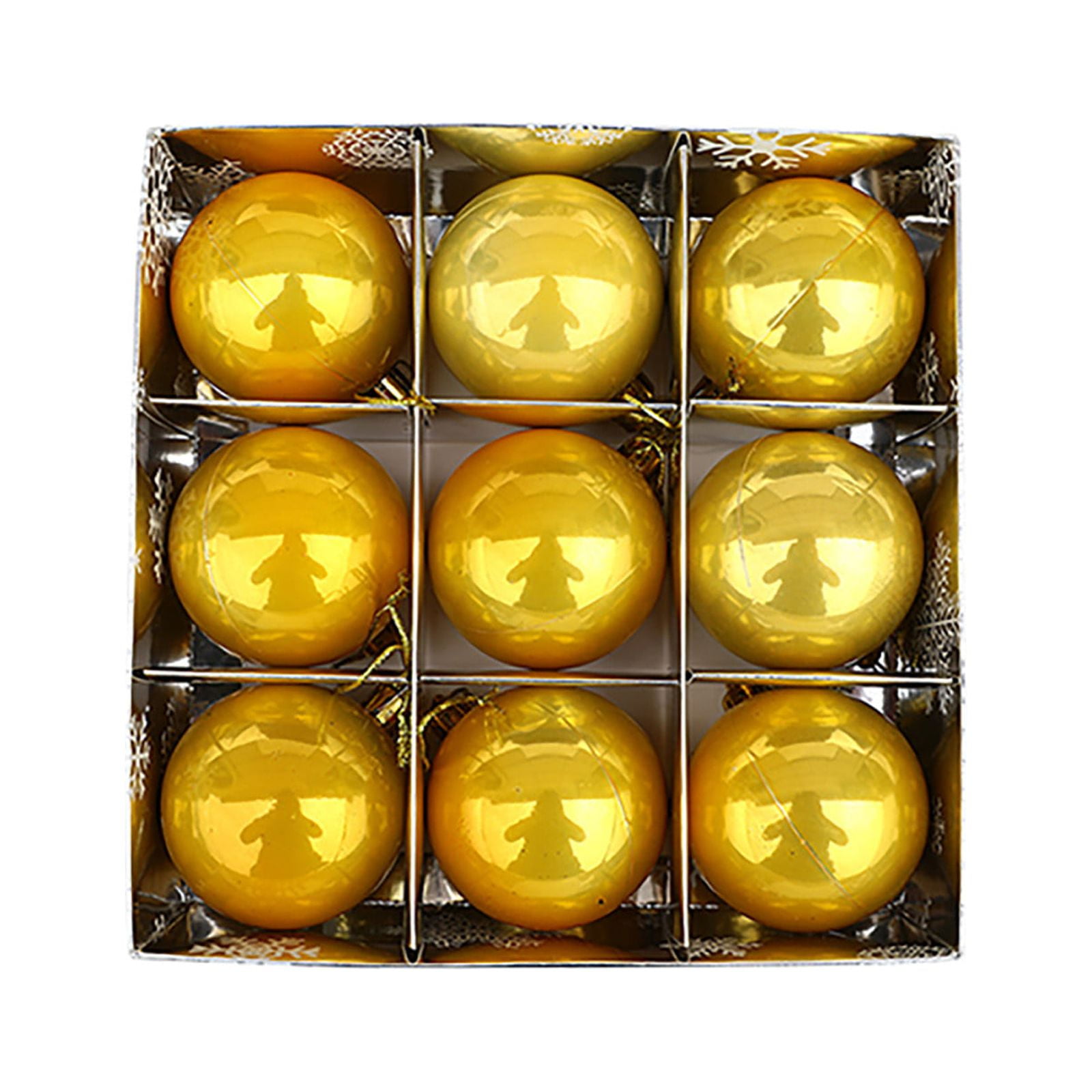 Yuseik Clearance 60mm Christmas Xmas Tree Ball Bauble Hanging Home ...
