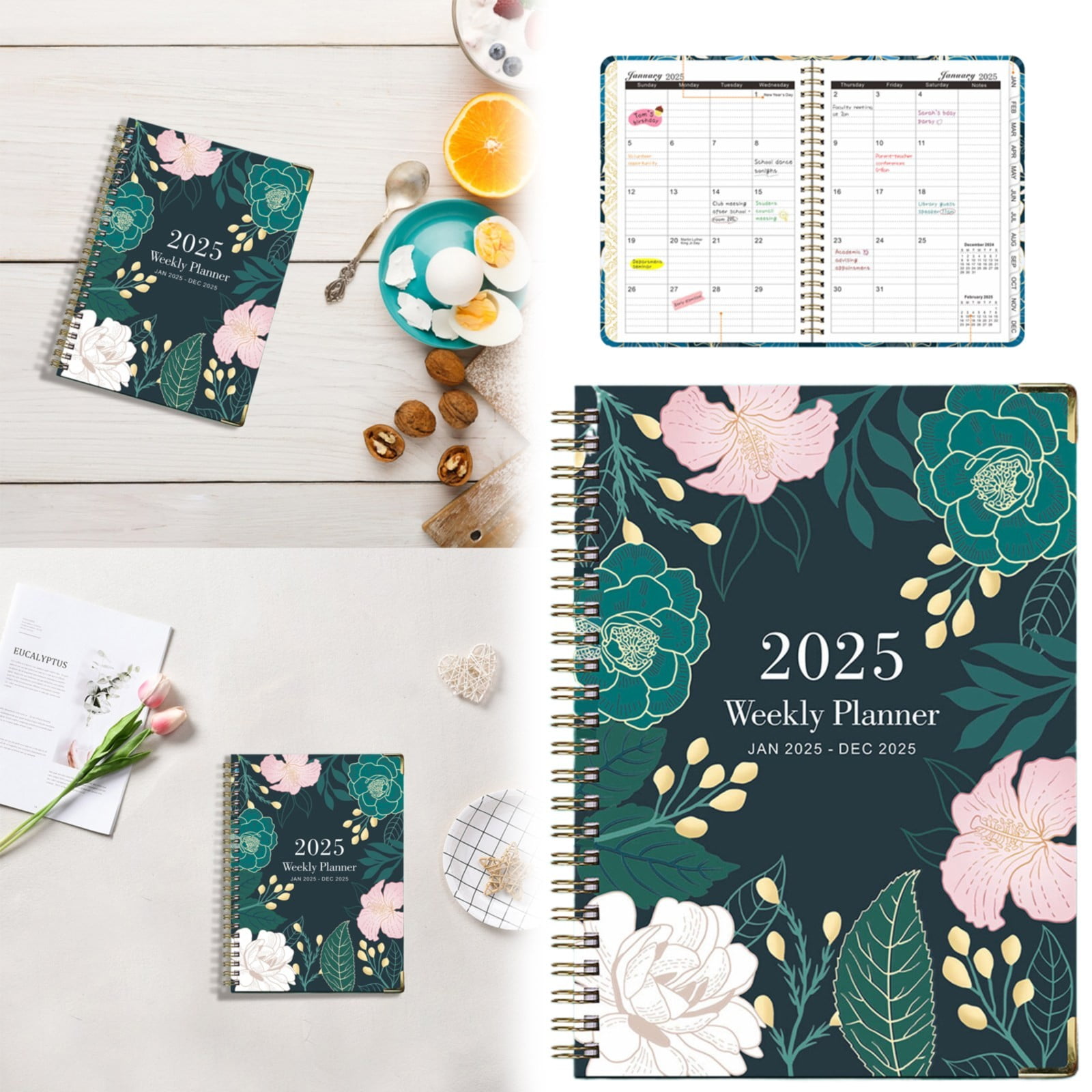 Yuseik Clearance English Notebook 2025 English Notepad, Office Notebook ...