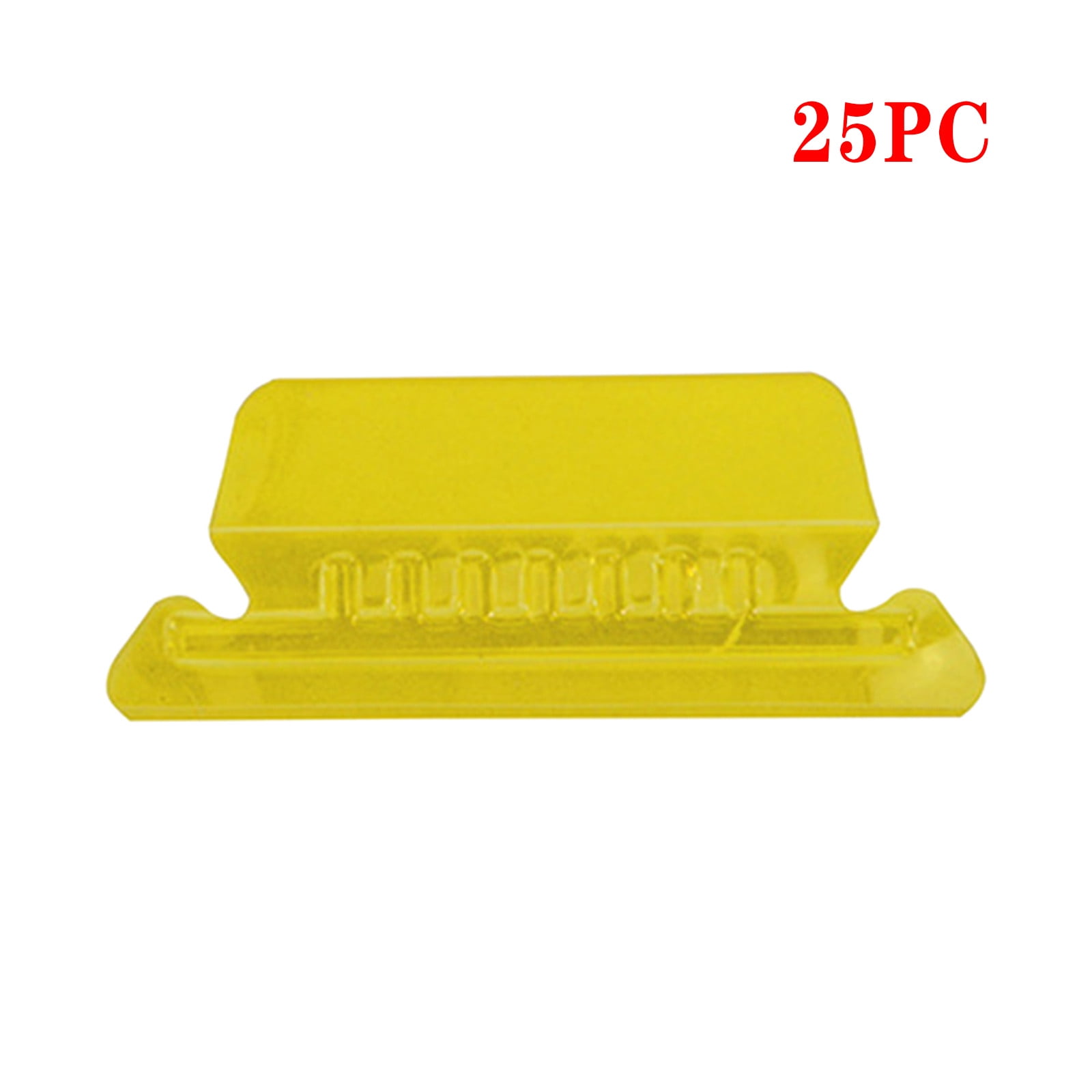 Yuseik Color Label Index Clip Yellow, Office Cabinet, File Folder Tabs ...