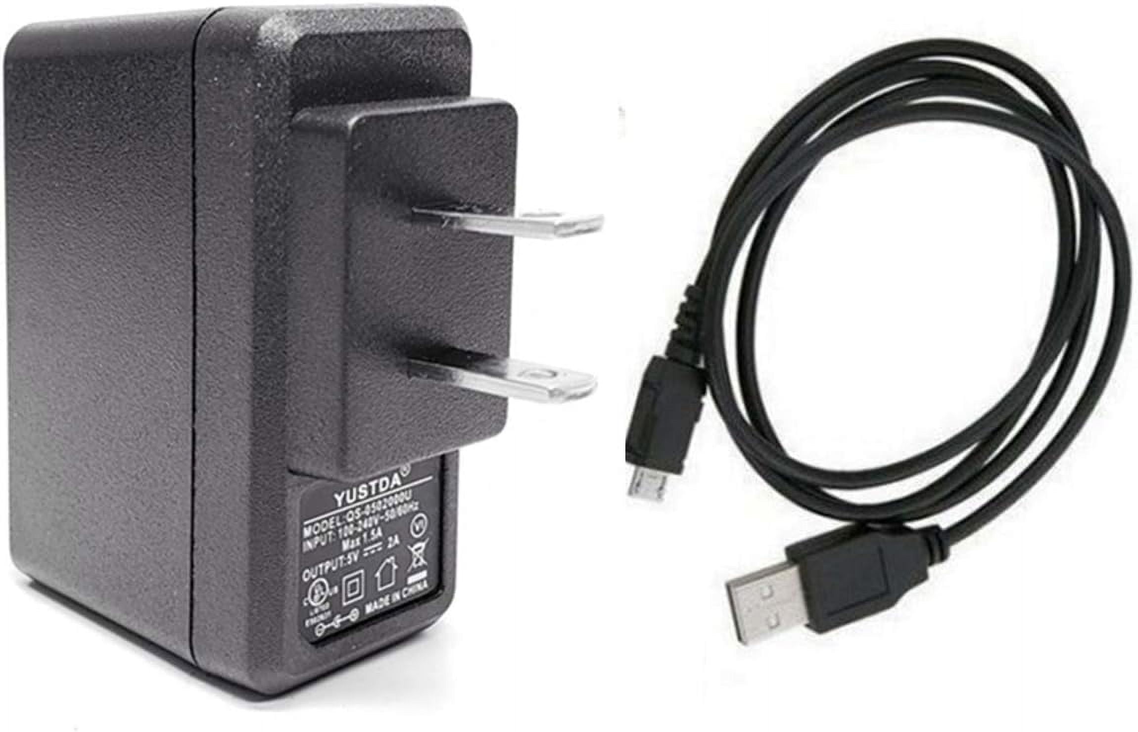 Yustda 5V AC/DC Adapter + Micro USB Charging Cable Replacement for ...