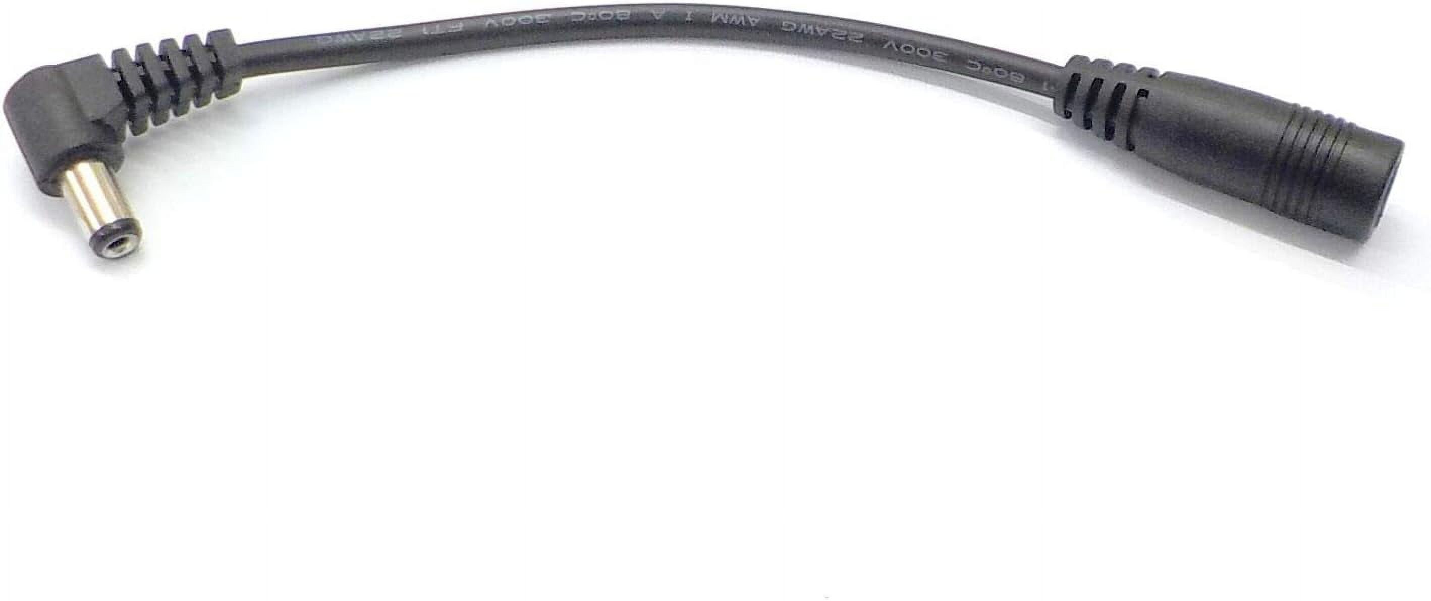 Yustda DC 18V 12V 9V 6V Barrel Plug Power Cable AC Adapter Extender Extension Cord Female Jack ...