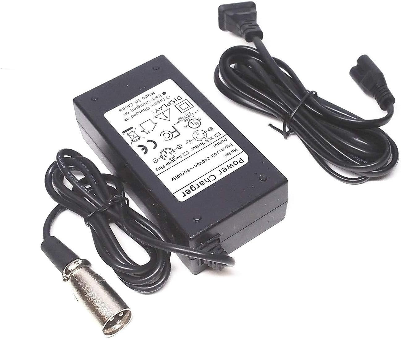 Yustda XLR 3Pin AC/DC Adapter Replacement for UberScoot Evo-1600 ...