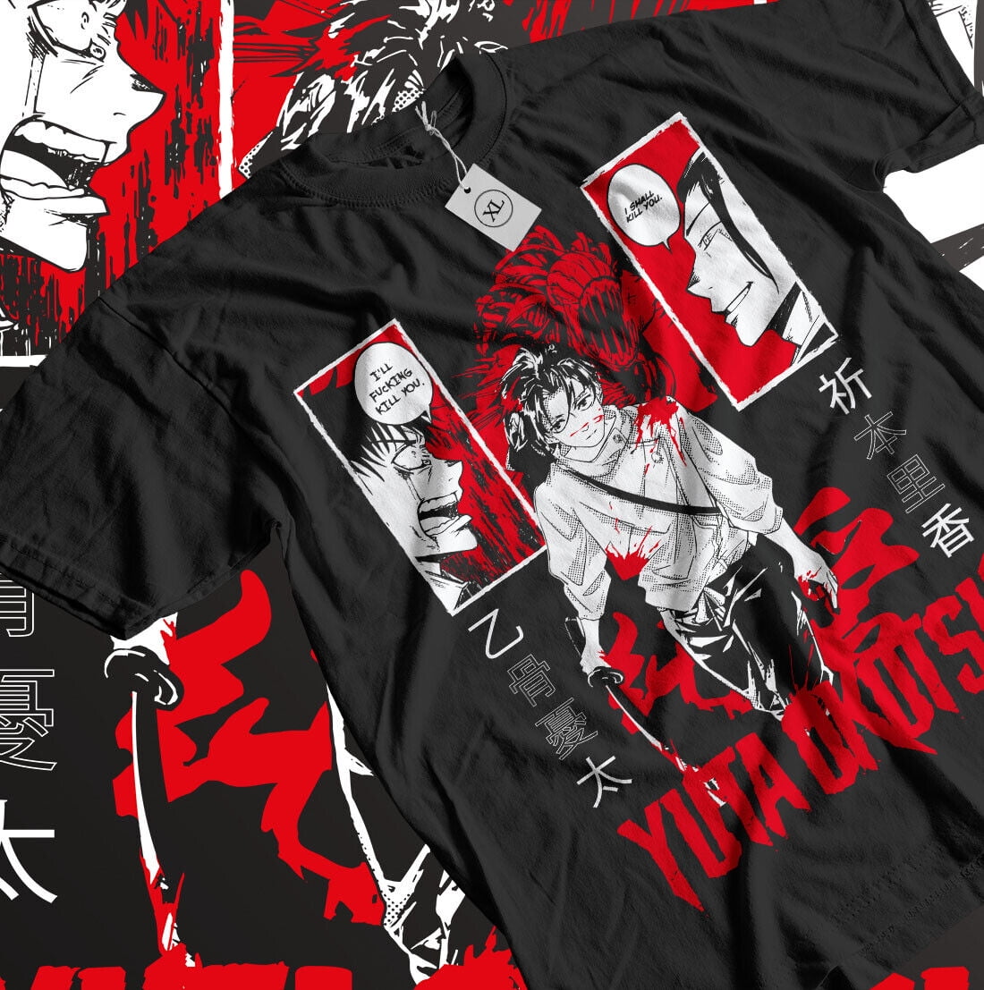 Yuta Okkotsu T-Shirt Jujutsu Kaisen Satoru Gojo Girl Horror Anime Shirt ...