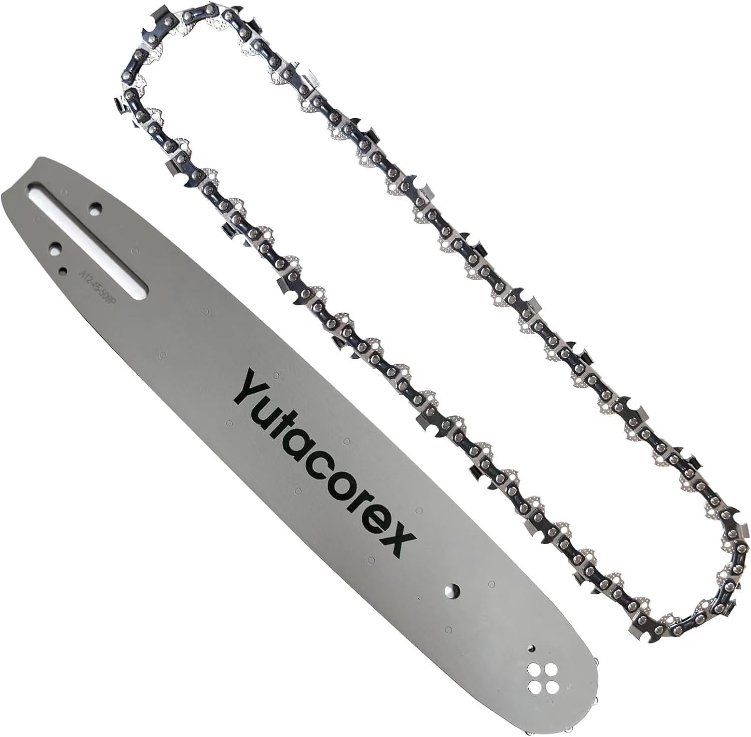 Yutacorex 12inch Saw Chain and Guide Bar,Chainsaw Replacement ...