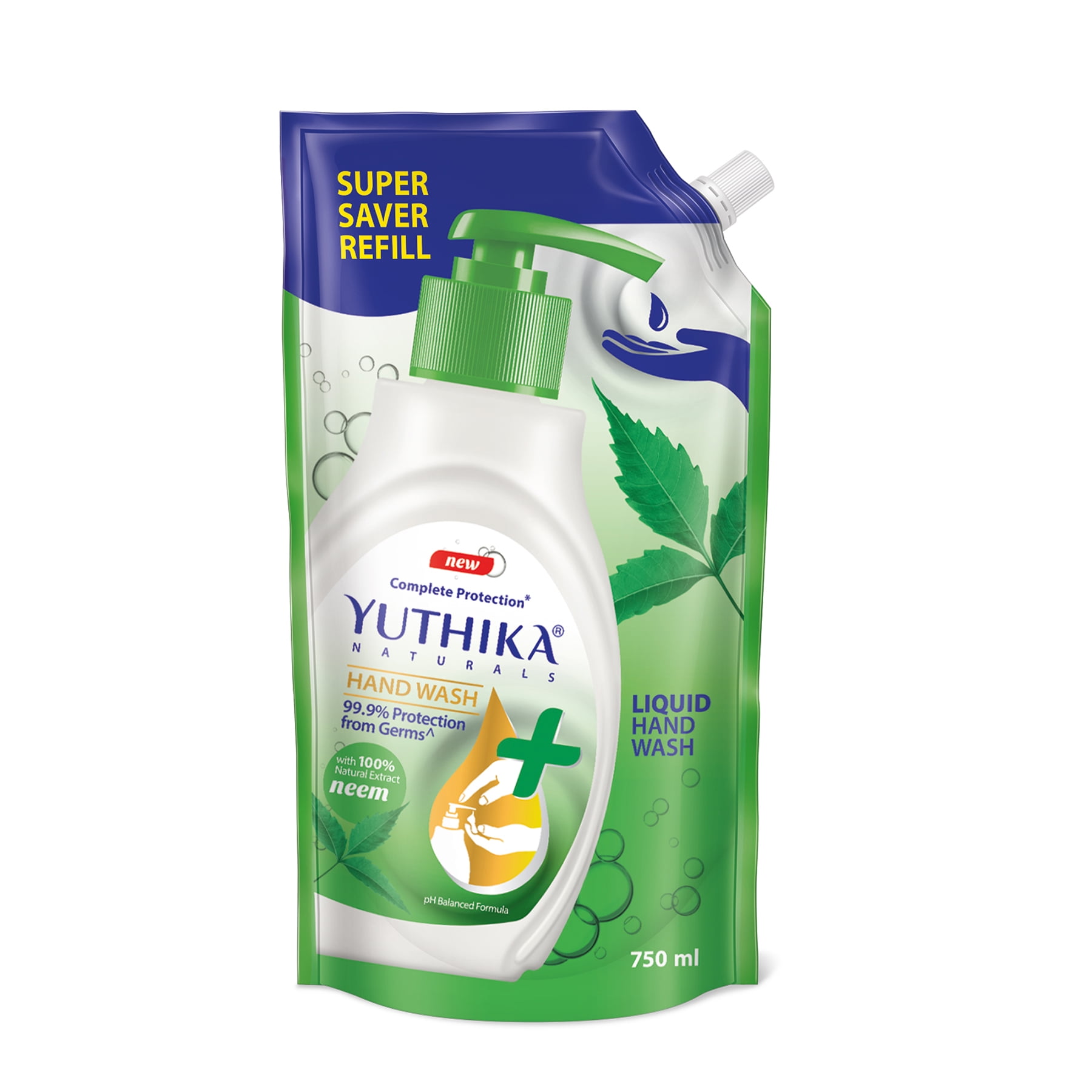 Yuthika Naturals Complete Protection Hand Wash | Natural Extracts for ...