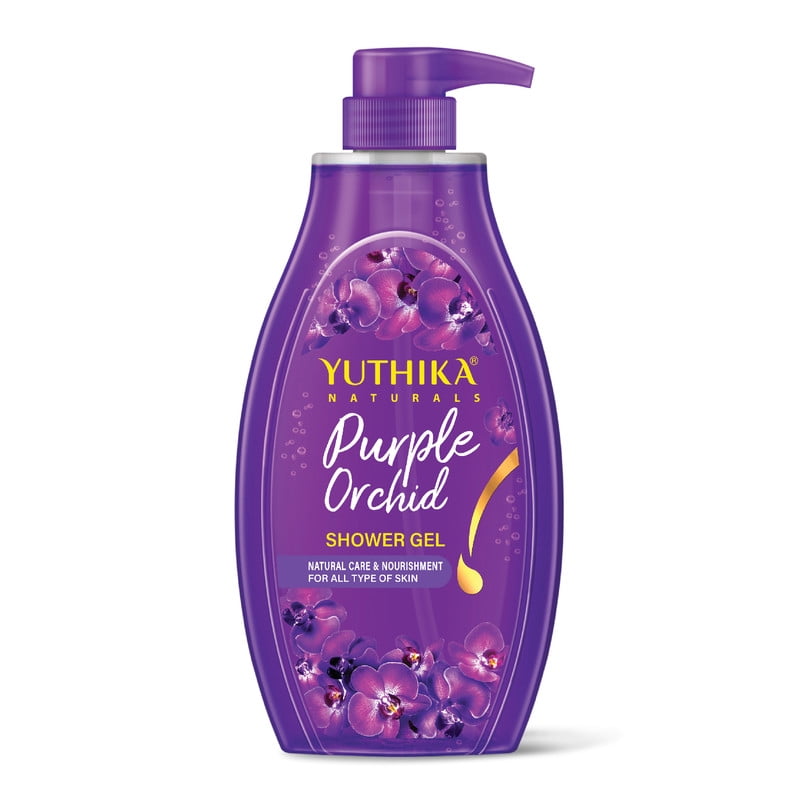 Yuthika Naturals Purple Orchid Body Wash, Shower Gel For Natural Care ...