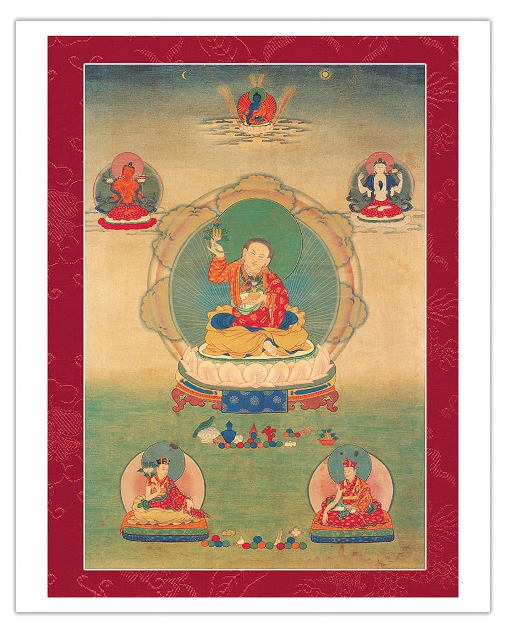Yuthok Yontan Gonpo the Younger - Tibetan Doctor (Four Medical Tantras) - Vintage Tibetan ...