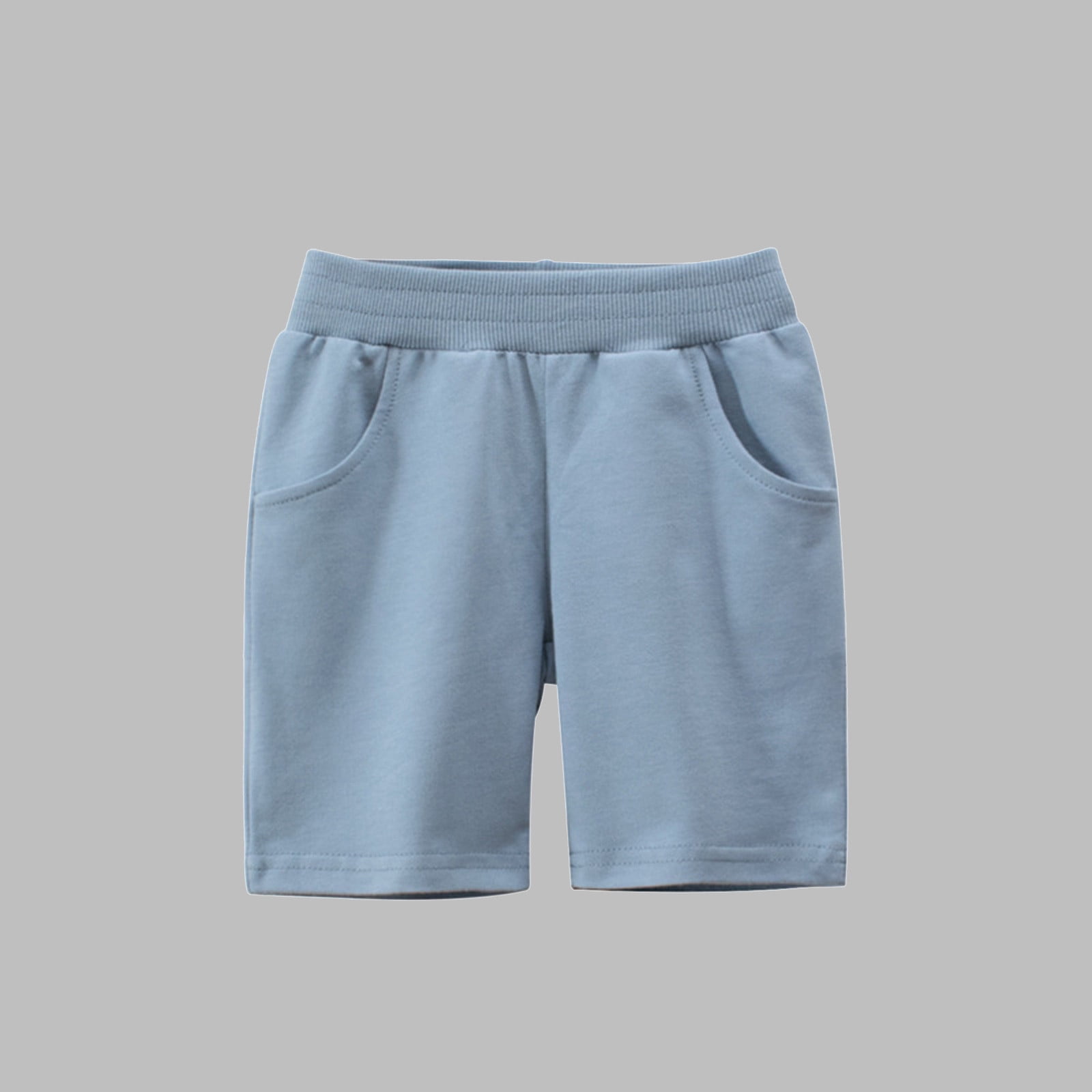 Yutk Child's Summer Solid Boys and Girls Botton Short Pants Denim Cute ...