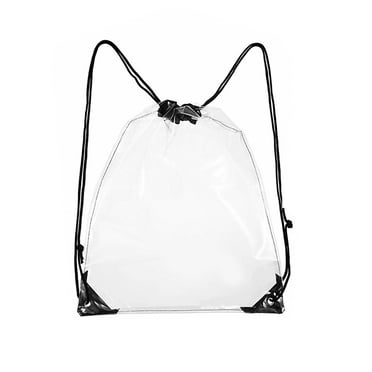 Clear Drawstring Waterproof Backpack Bags For Concert & Stadium ...