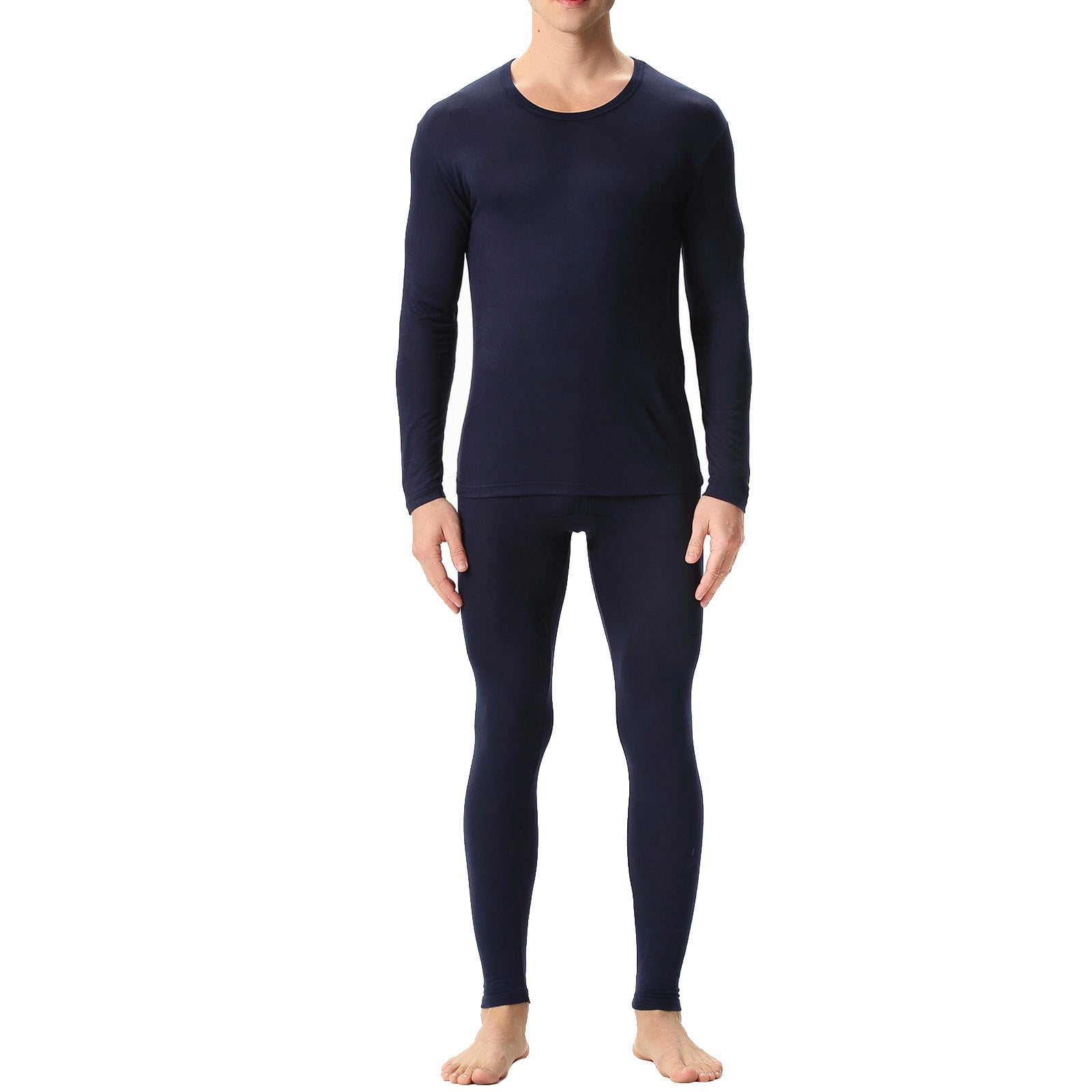 Yutnsbel Men's Thermal Underwear Set Fleece Lined Long Base Layer for ...