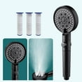 Yutnsbel Pressurized Shower Head Hand Held Filter Five Large Water ...