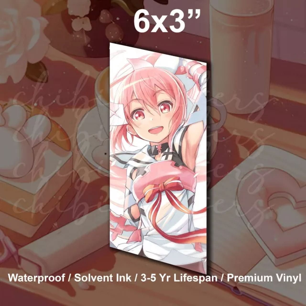 Yuuki Yuuna Pink Slap Quintessential Quintuplets Car Bumper Sticker ...