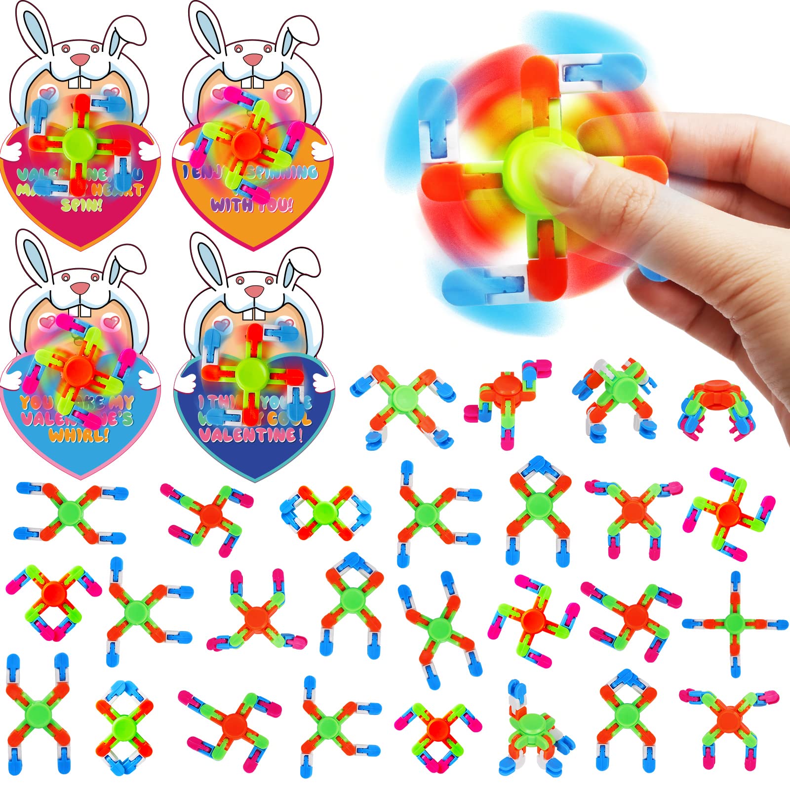 Yuumue 28 Packs , OIF8 Stress Relief Hand Finger Toy for Kids ...