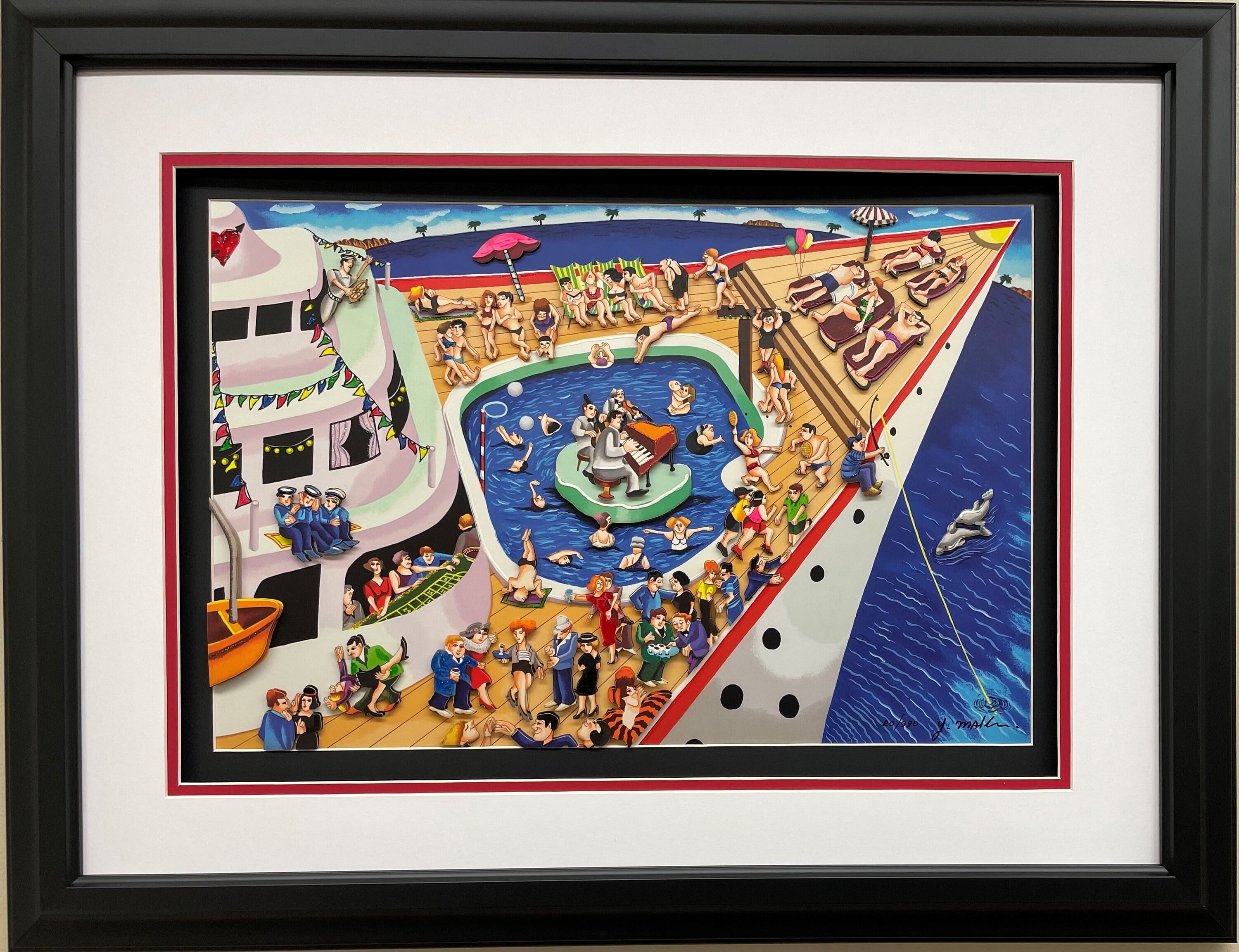 Yuval Mahler "The Cruise" Hand Signed Limited Edition 3D ...