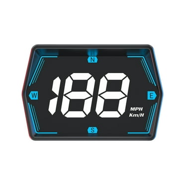 Digital GPS HUD Speedometer Car Head Up Display Compass Overspeed Alarm ...